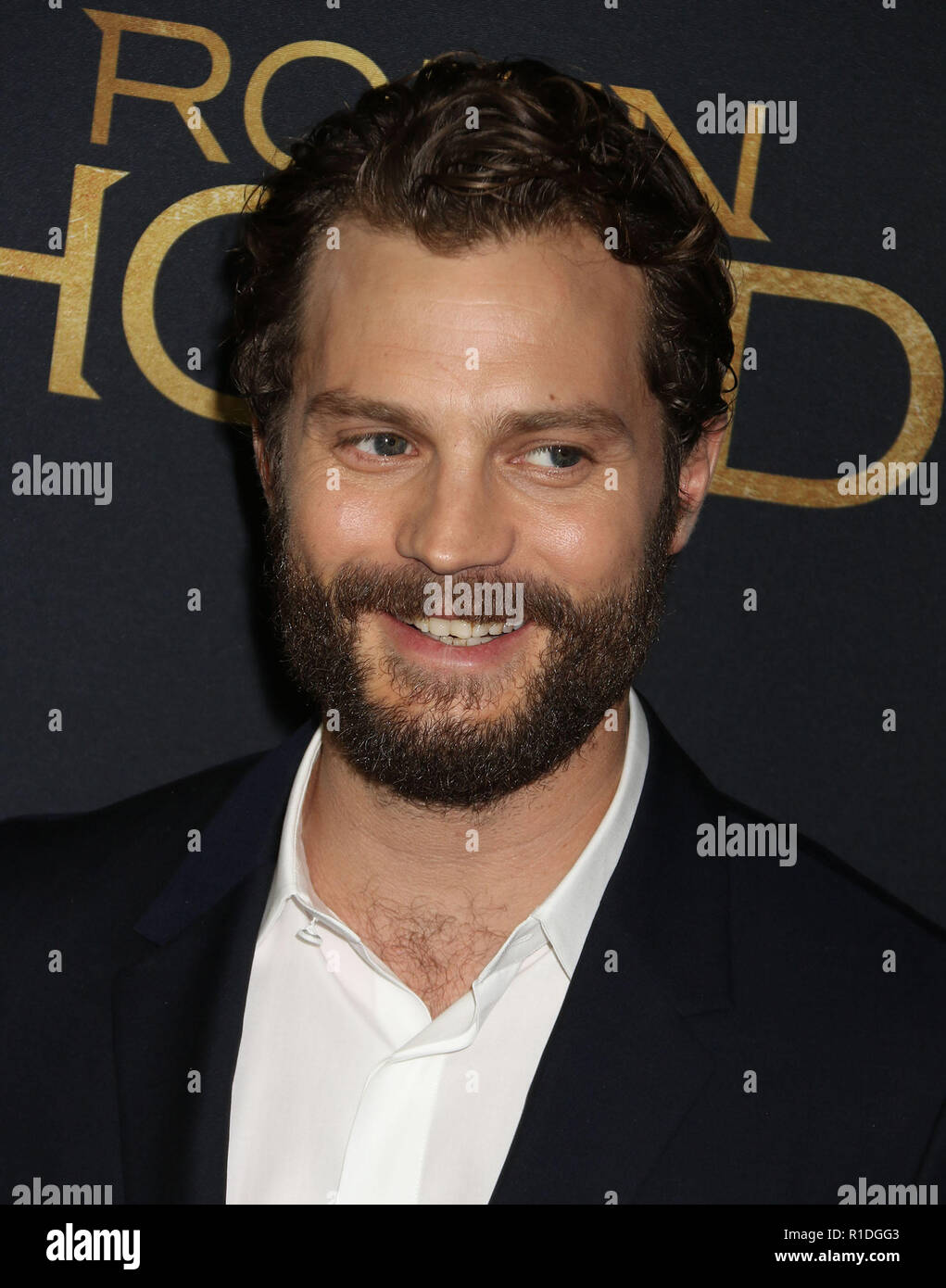 New York City, New York, USA. 11th Nov, 2018. Actor JAMIE DORNAN ...