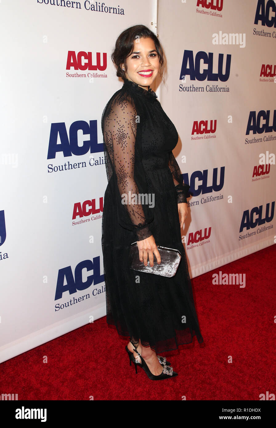 Beverly Hills, Ca. 11th Nov, 2018. America Ferrara at the ACLU of ...