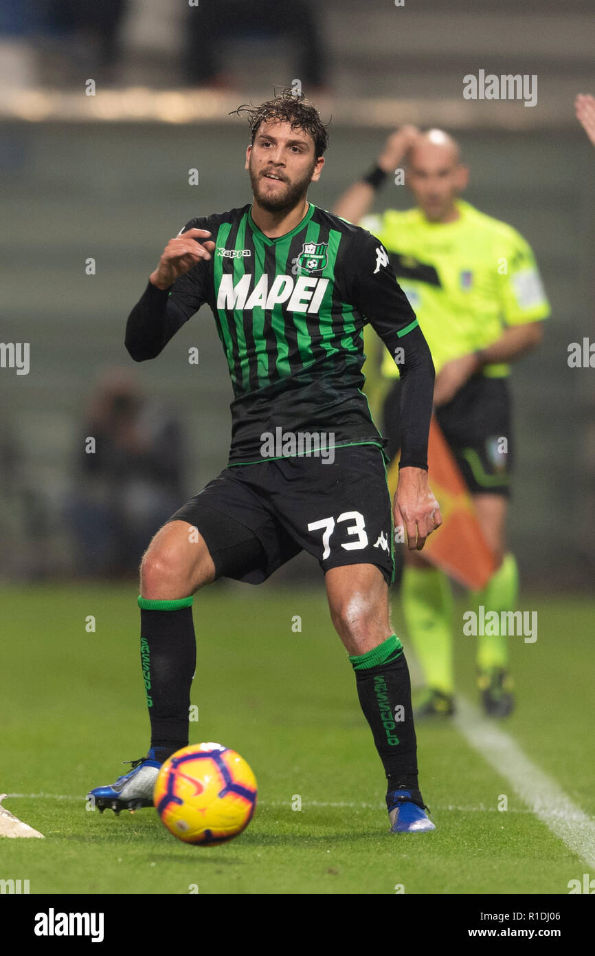 Reggio Emilia, Italy. 11th Nov, 2018. Manuel Locatelli (Sassuolo ...