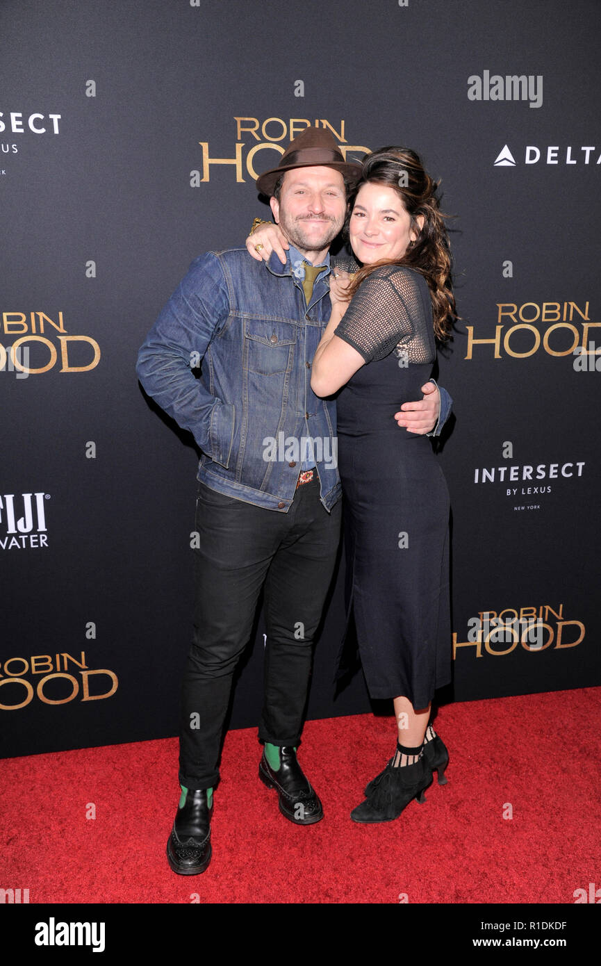 NEW YORK, NY - NOVEMBER 11: Actors Jamie Neumann and David Sauli attend ...