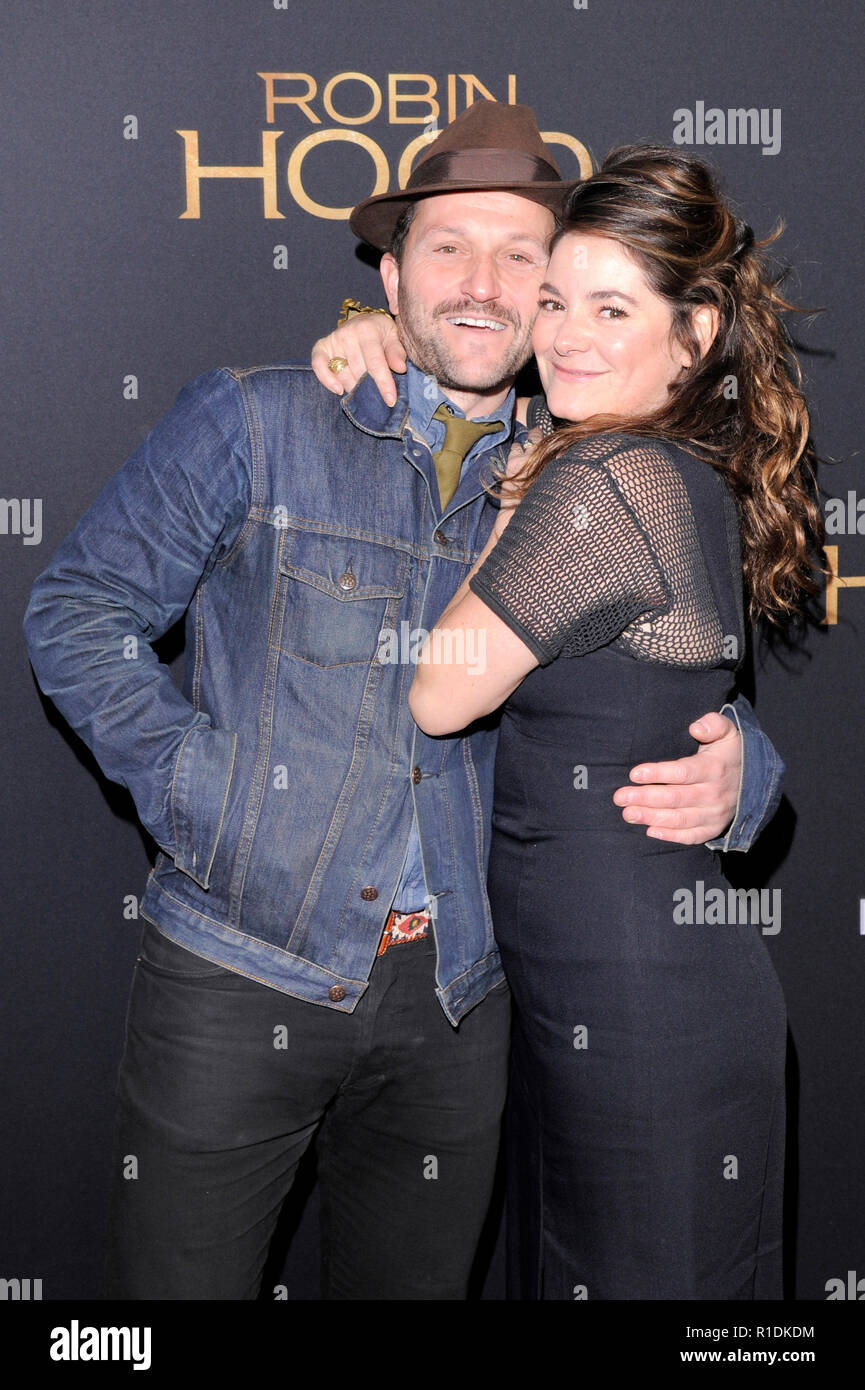 NEW YORK, NY - NOVEMBER 11: Actors Jamie Neumann and David Sauli attend ...