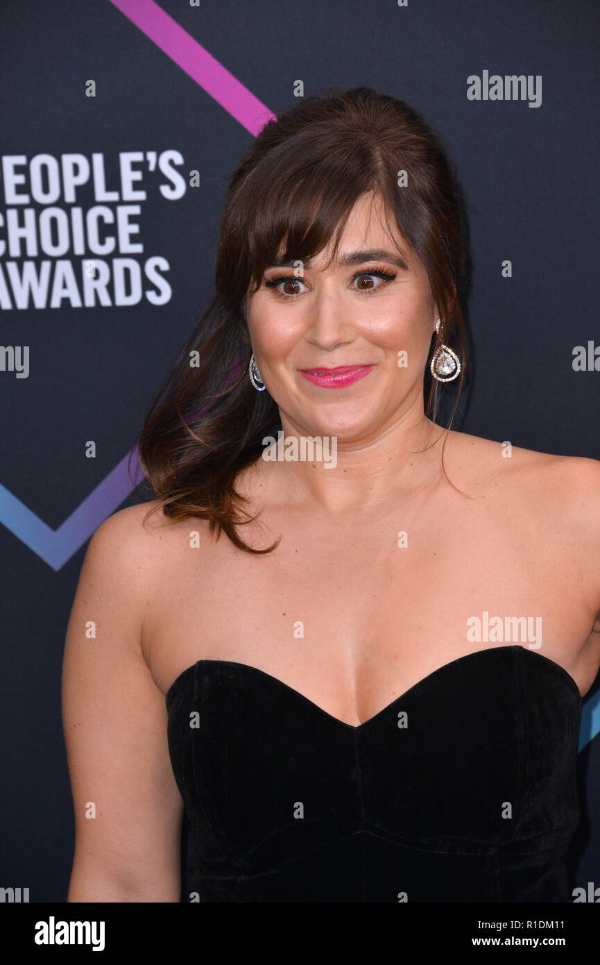 LOS ANGELES, CA. November 11, 2018: Emily Andras at the E! People's ...