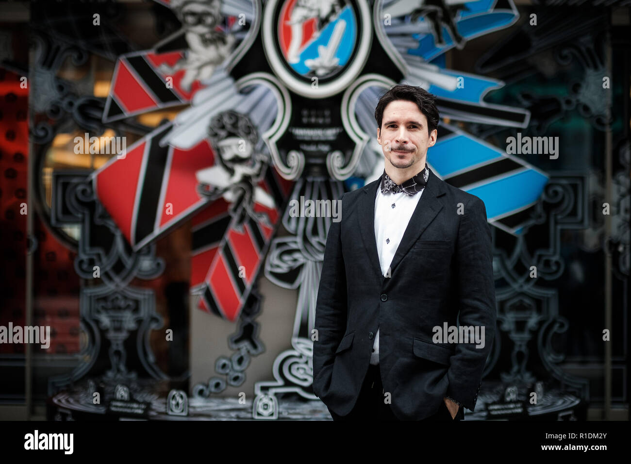 Tokyo, Japan. 12th Nov, 2018. French artist Nicolas Buffe poses for a ...