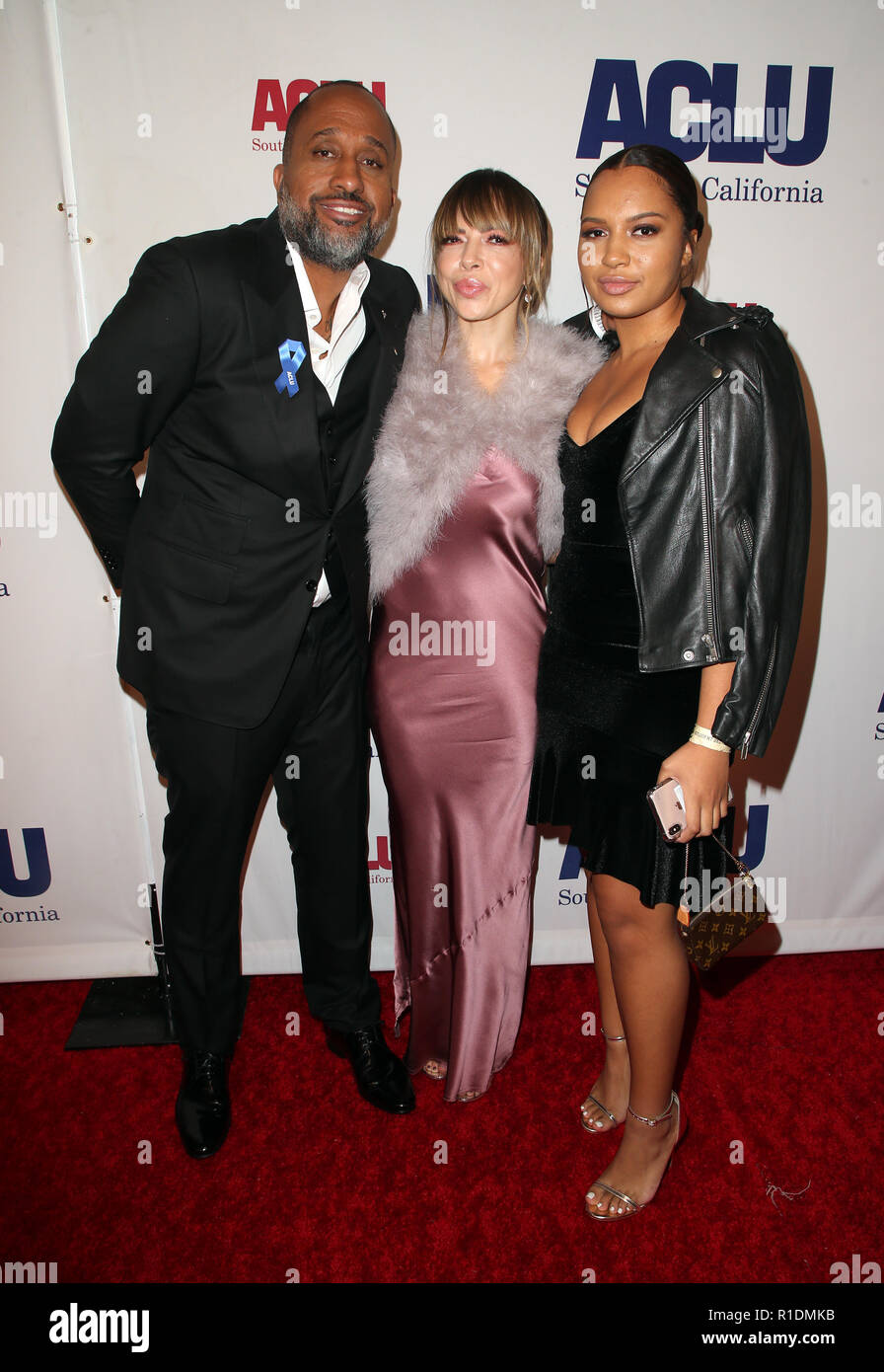 Beverly Hills, Ca. 11th Nov, 2018. Kenya Barris, Dr. Rainbow Edwards ...