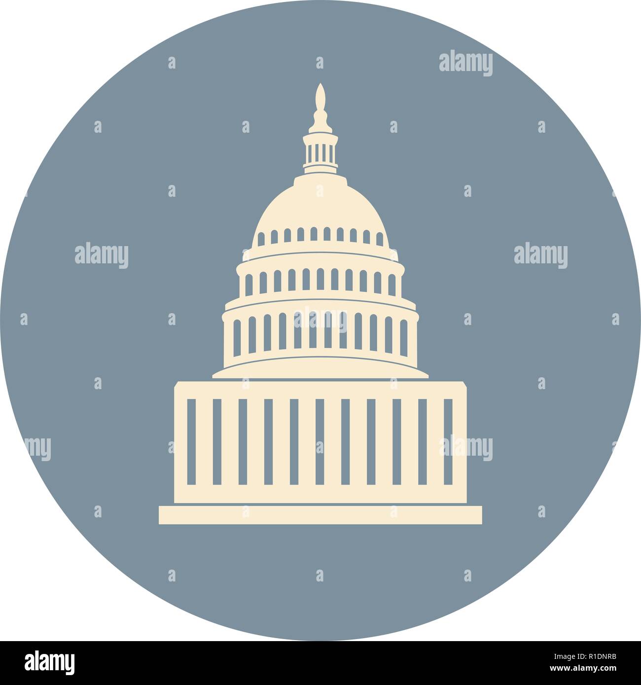 Capitol Stock Vector Images - Alamy