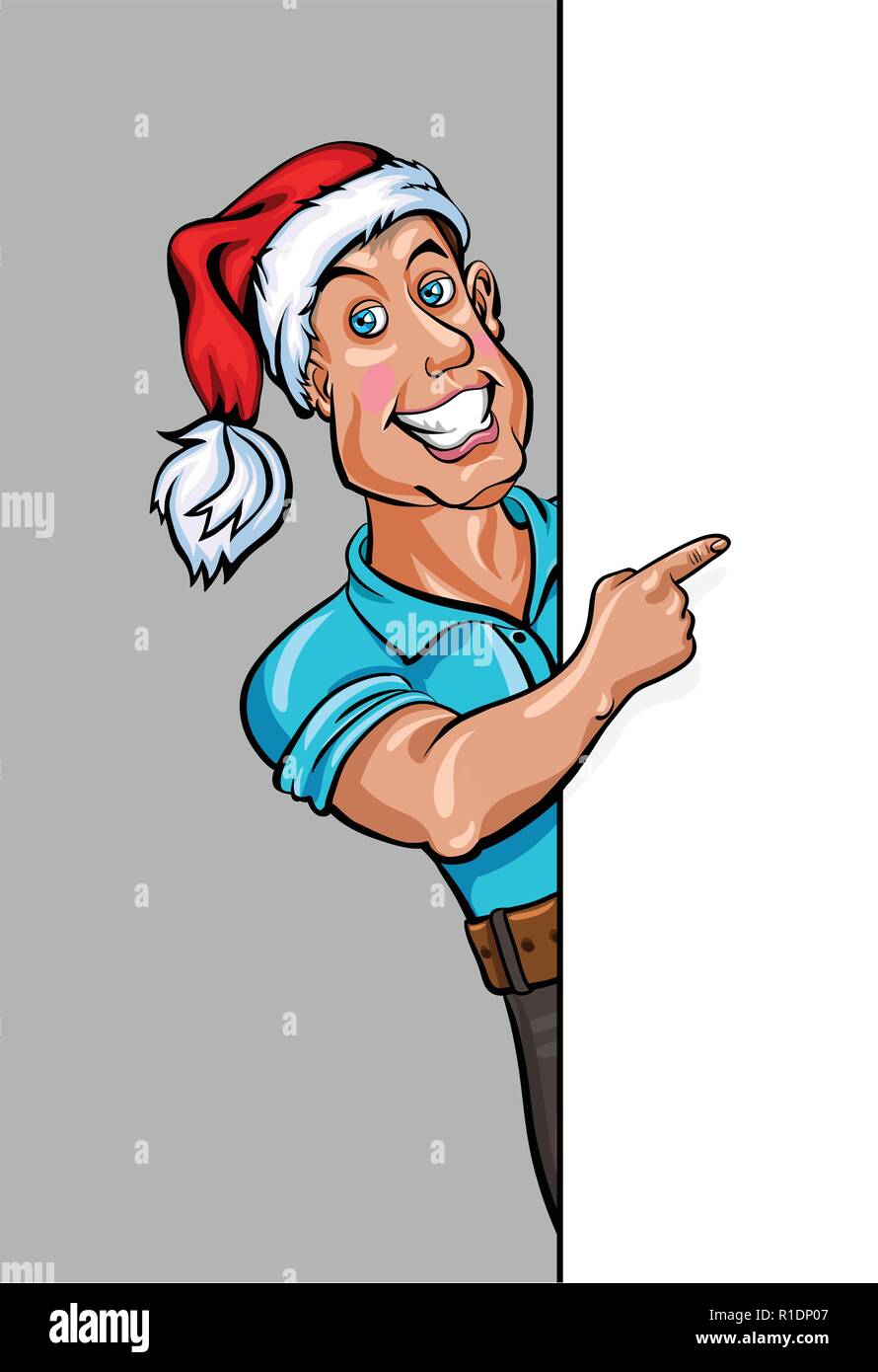 A man shows up on an information sign Stock Vector Image & Art - Alamy