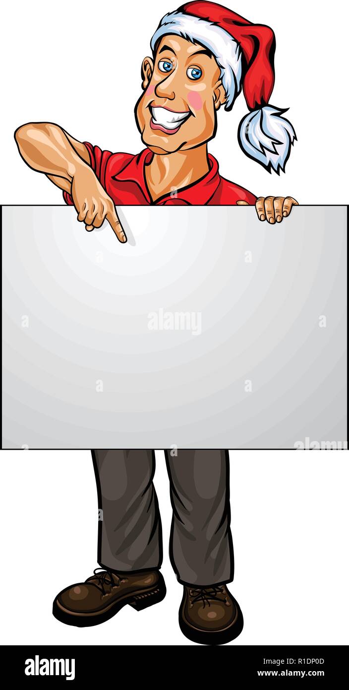 A man holds an information sign Stock Vector Image & Art - Alamy