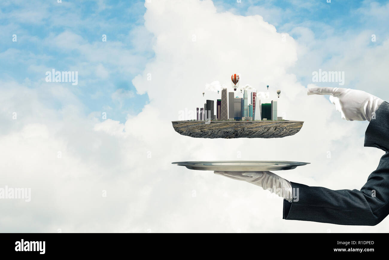 Concept of modern urban development Stock Photo - Alamy