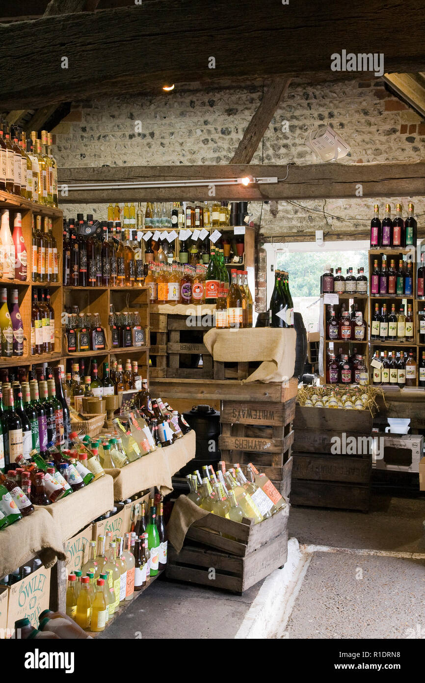 The National Collection of Cider and Perry shop at Middle Farm in East ...
