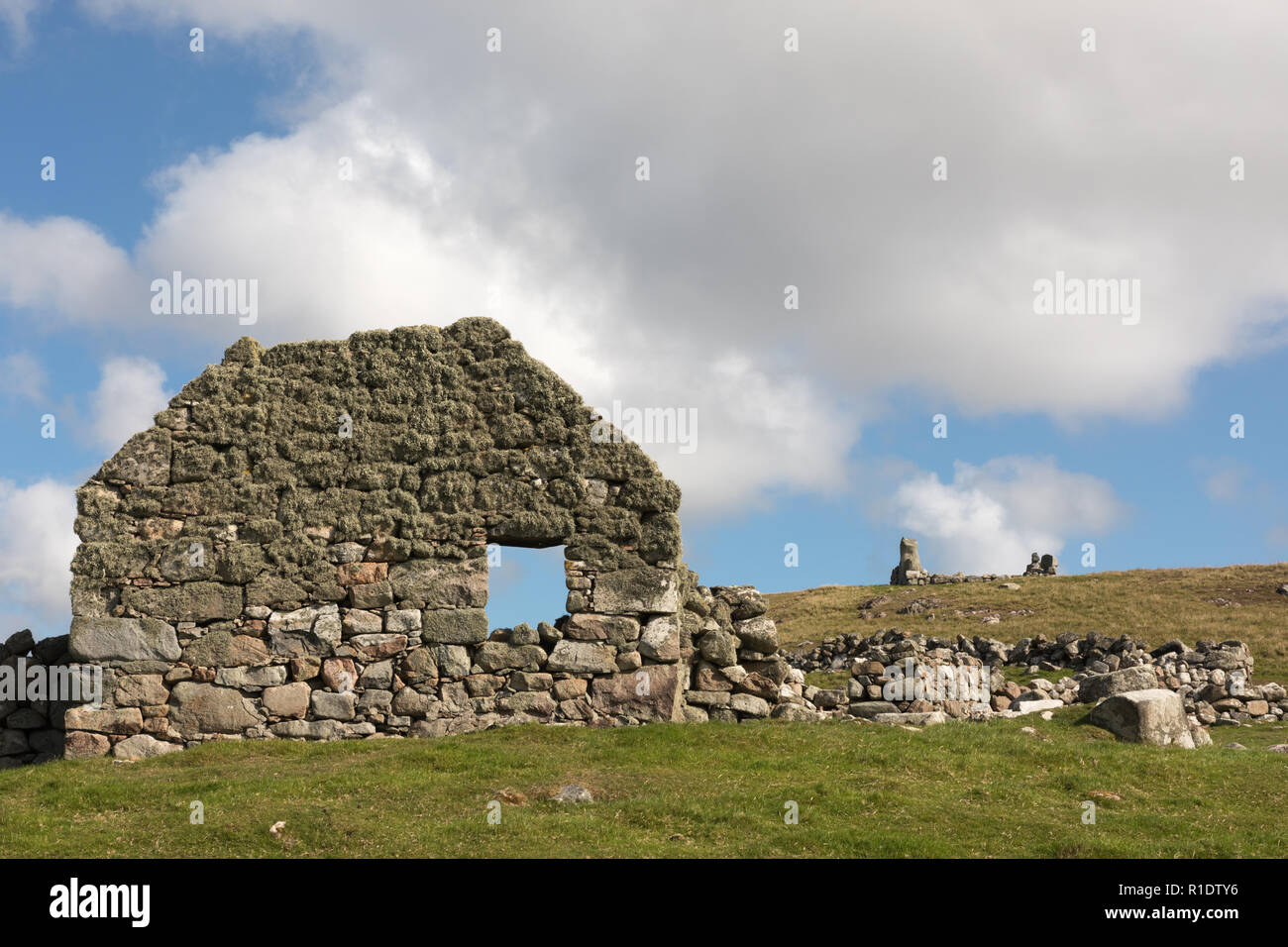 Abandoned farmhouse, Culswick, Shetland, UK Stock Photo - Alamy