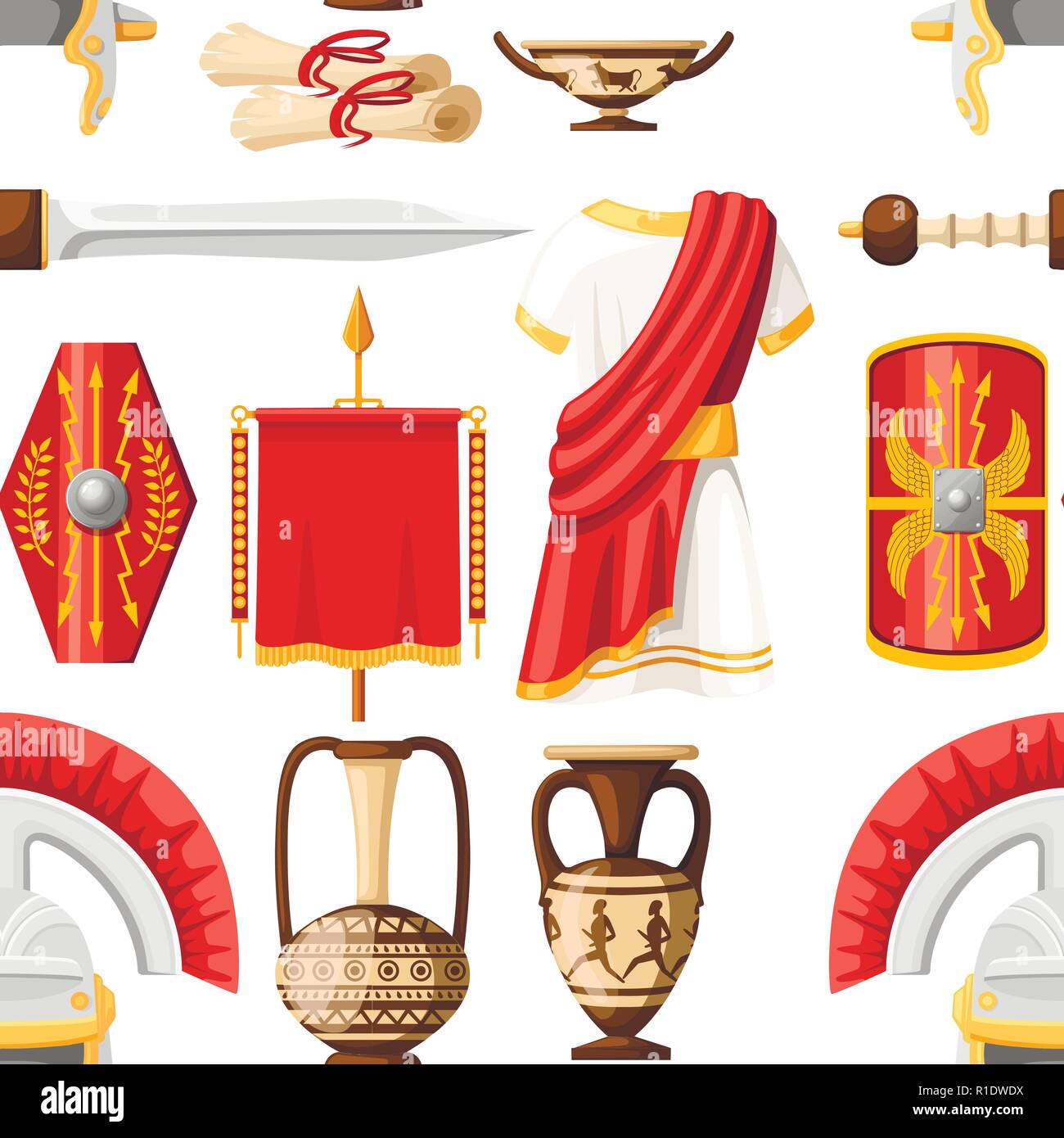 Roman empire soldier Stock Vector Images - Alamy