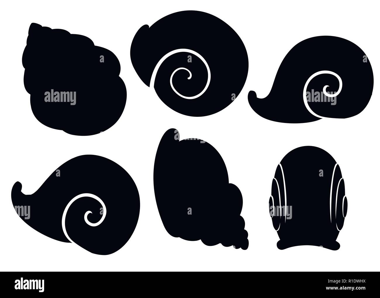 Snails vector vectors hi-res stock photography and images - Alamy