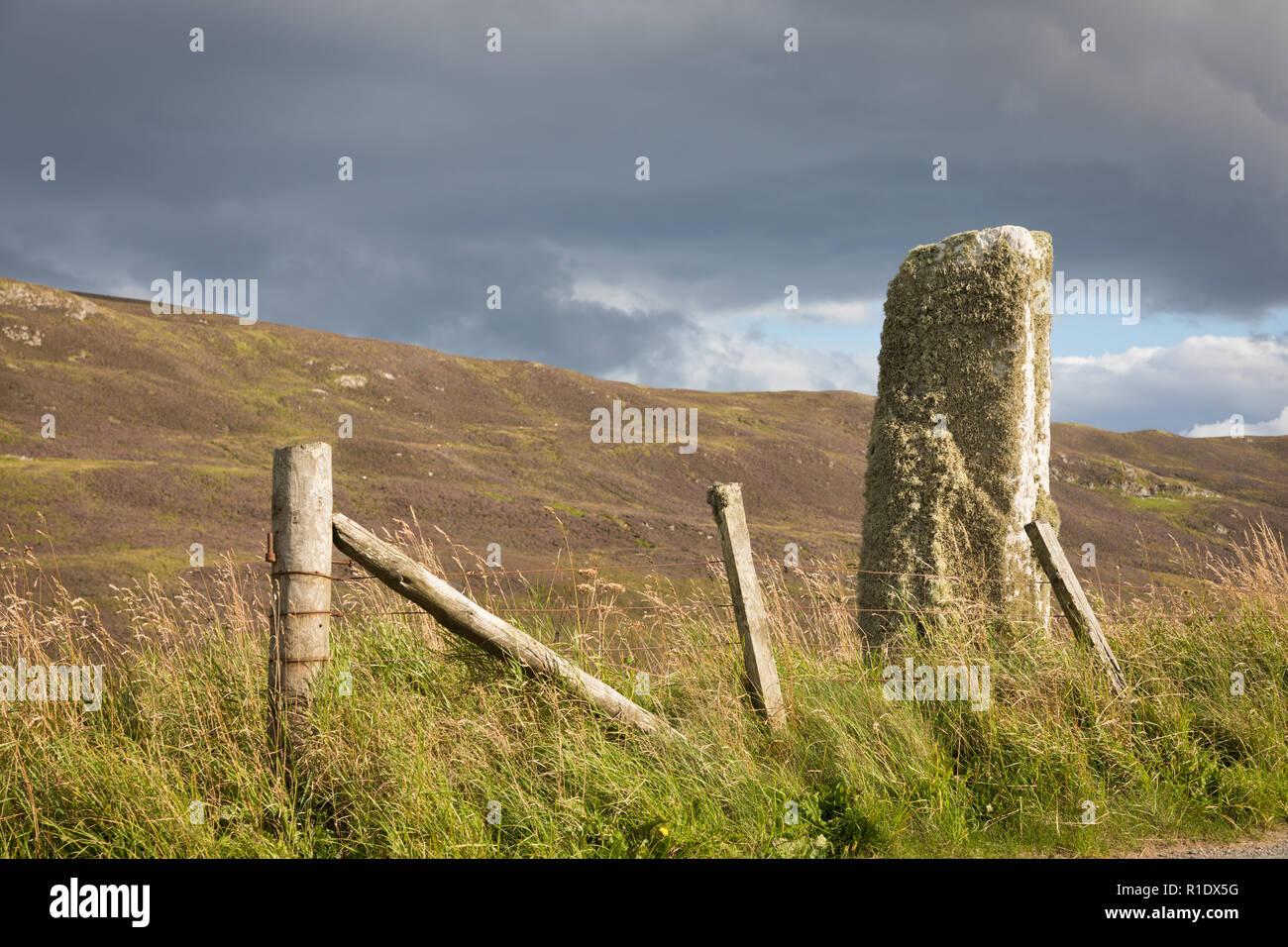 Tingwall Standing Stone, Mainland, Shetland, UK Stock Photo - Alamy