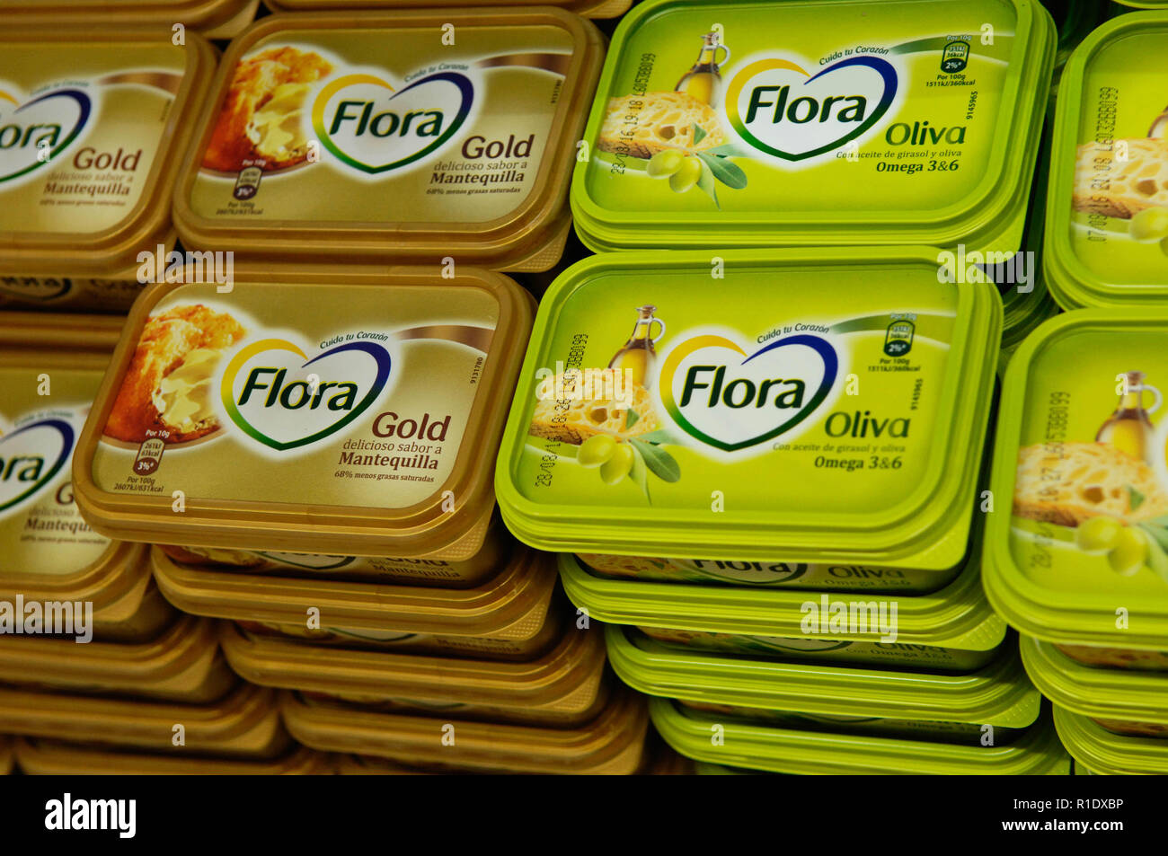 Flora margarine hi-res stock photography and images - Alamy