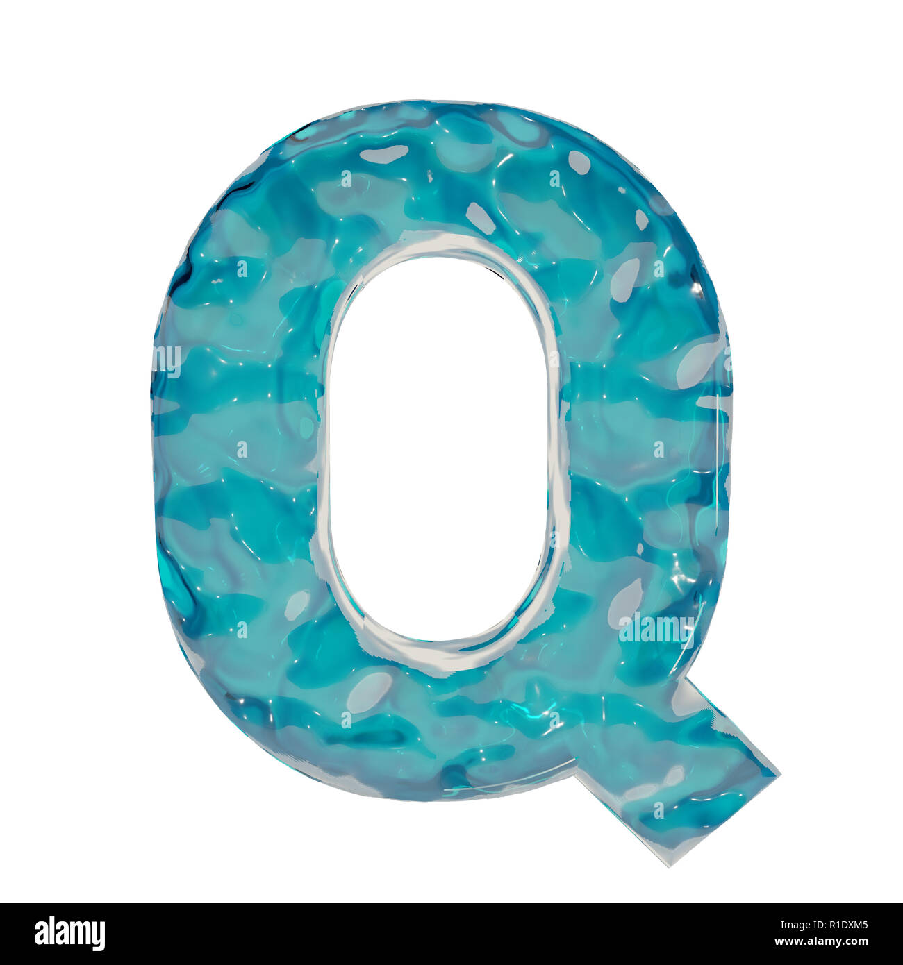 Blue background letter 3d Cut Out Stock Images & Pictures - Alamy