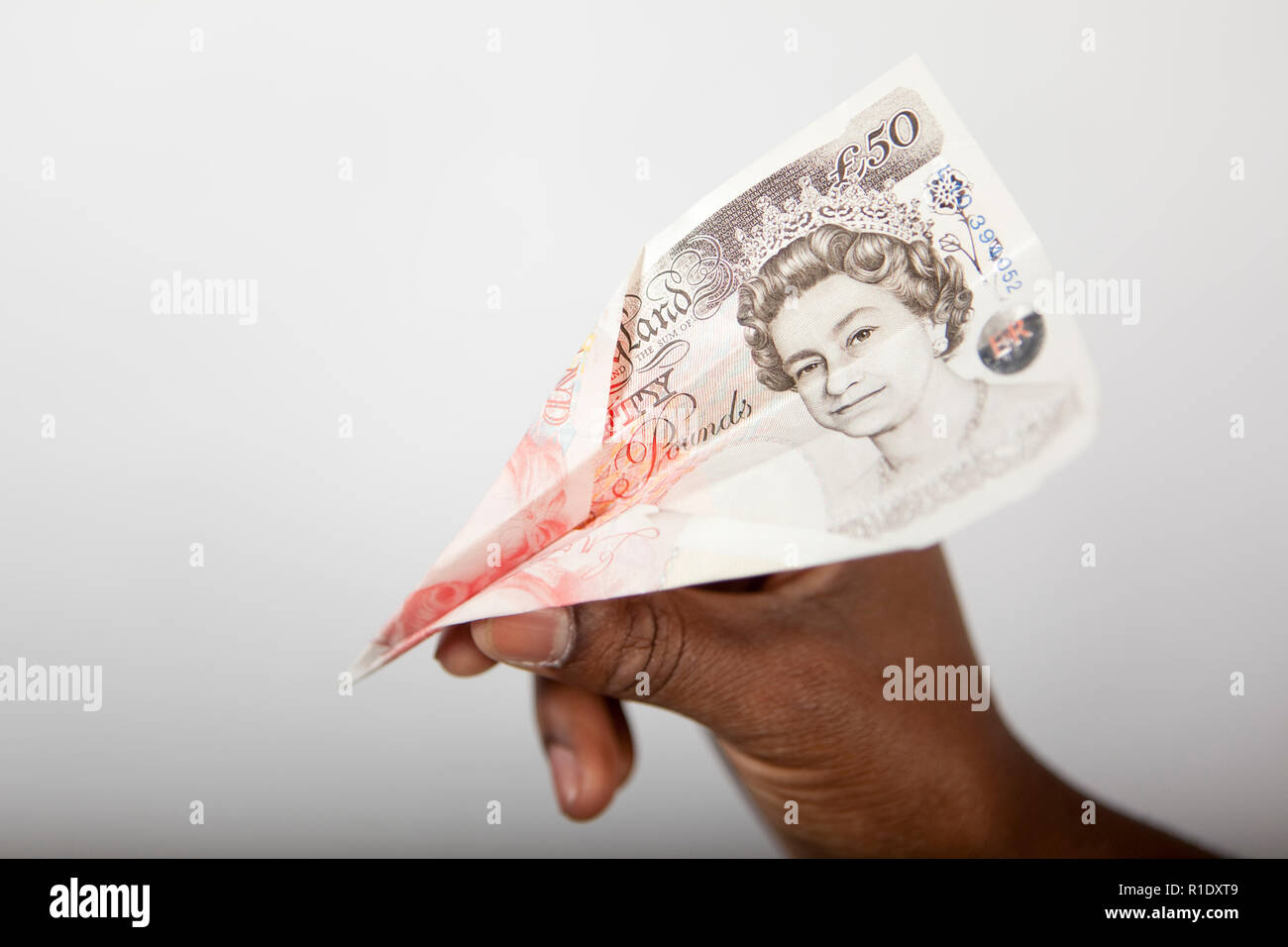 Pound Note Folded Stock Photos & Pound Note Folded Stock Images - Alamy