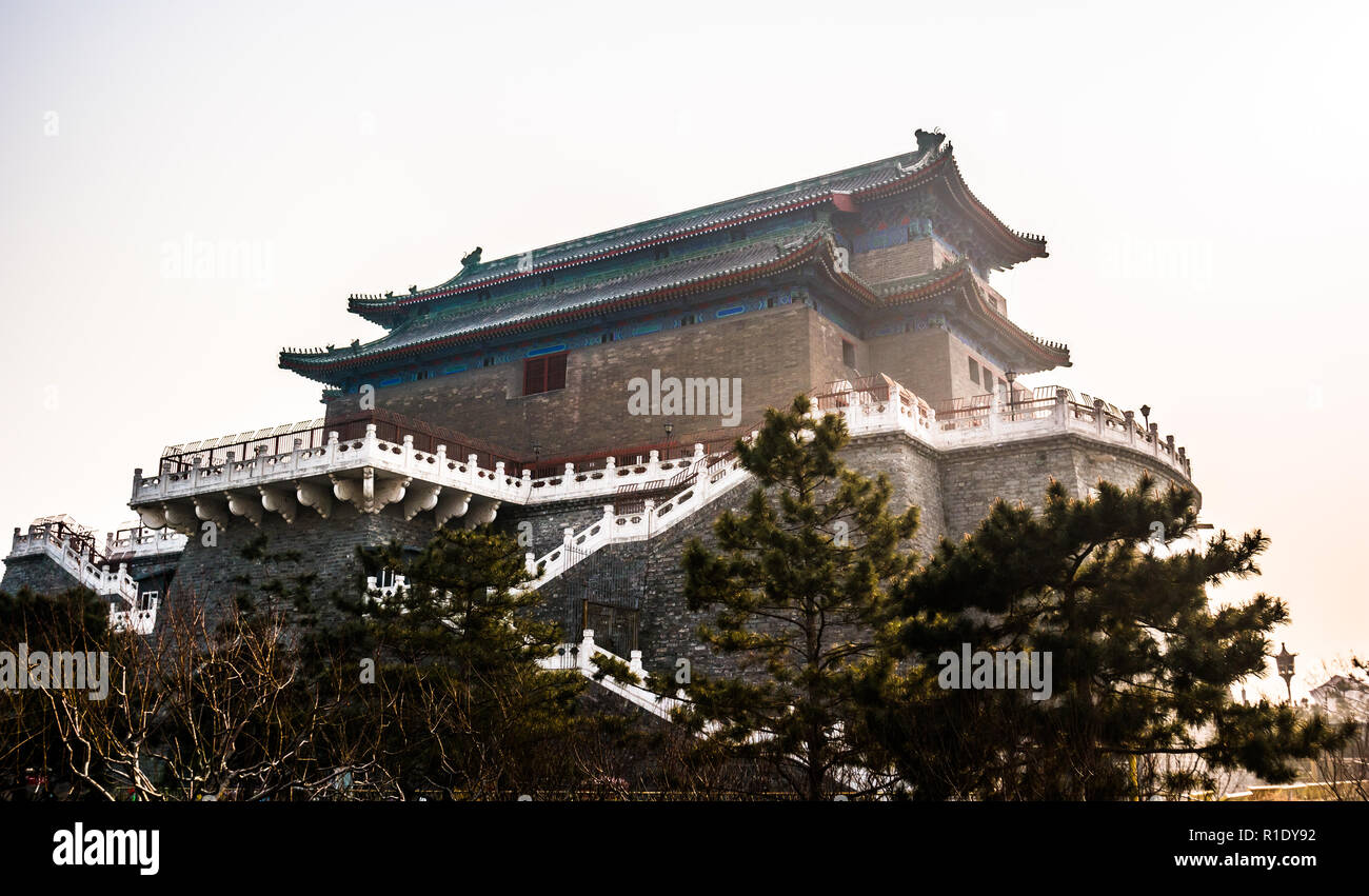 Gate Tower China Beijing East door Arrow Building Stock Photo - Alamy