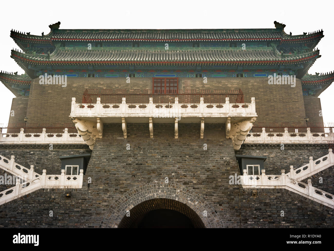 Gate Tower China Beijing East door Arrow Building Stock Photo - Alamy