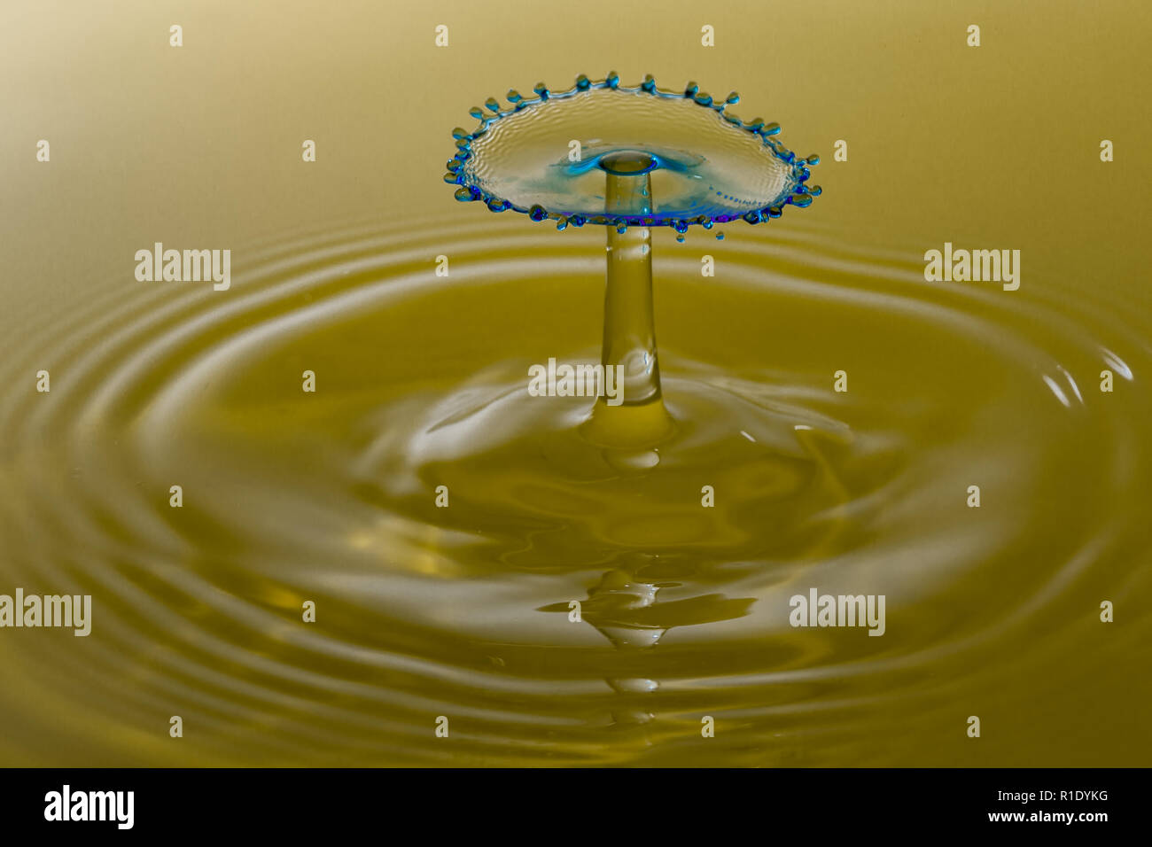 Water Droplet Splash Close Up Stock Photo - Alamy