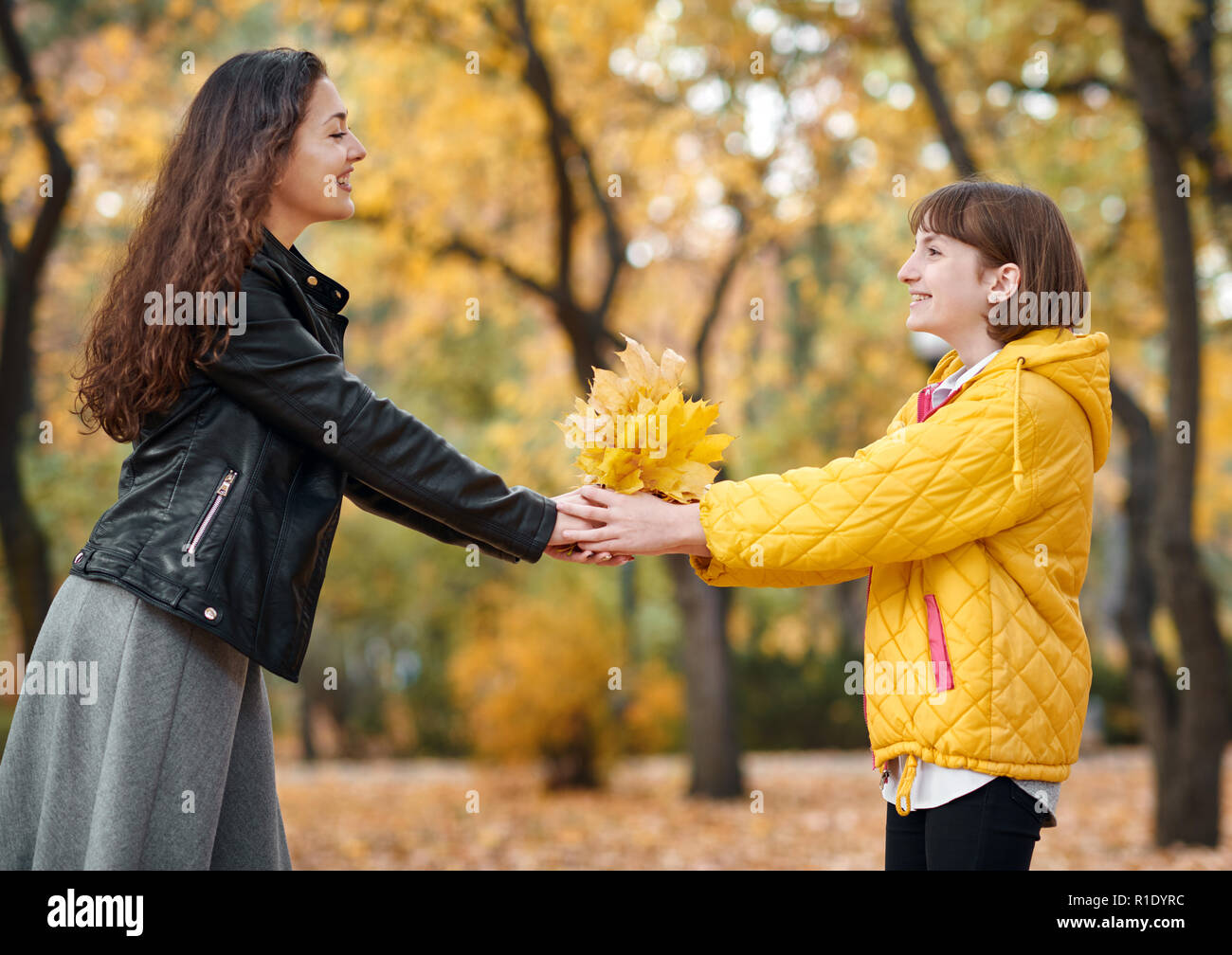 Girls teen handshake hi-res stock photography and images - Alamy