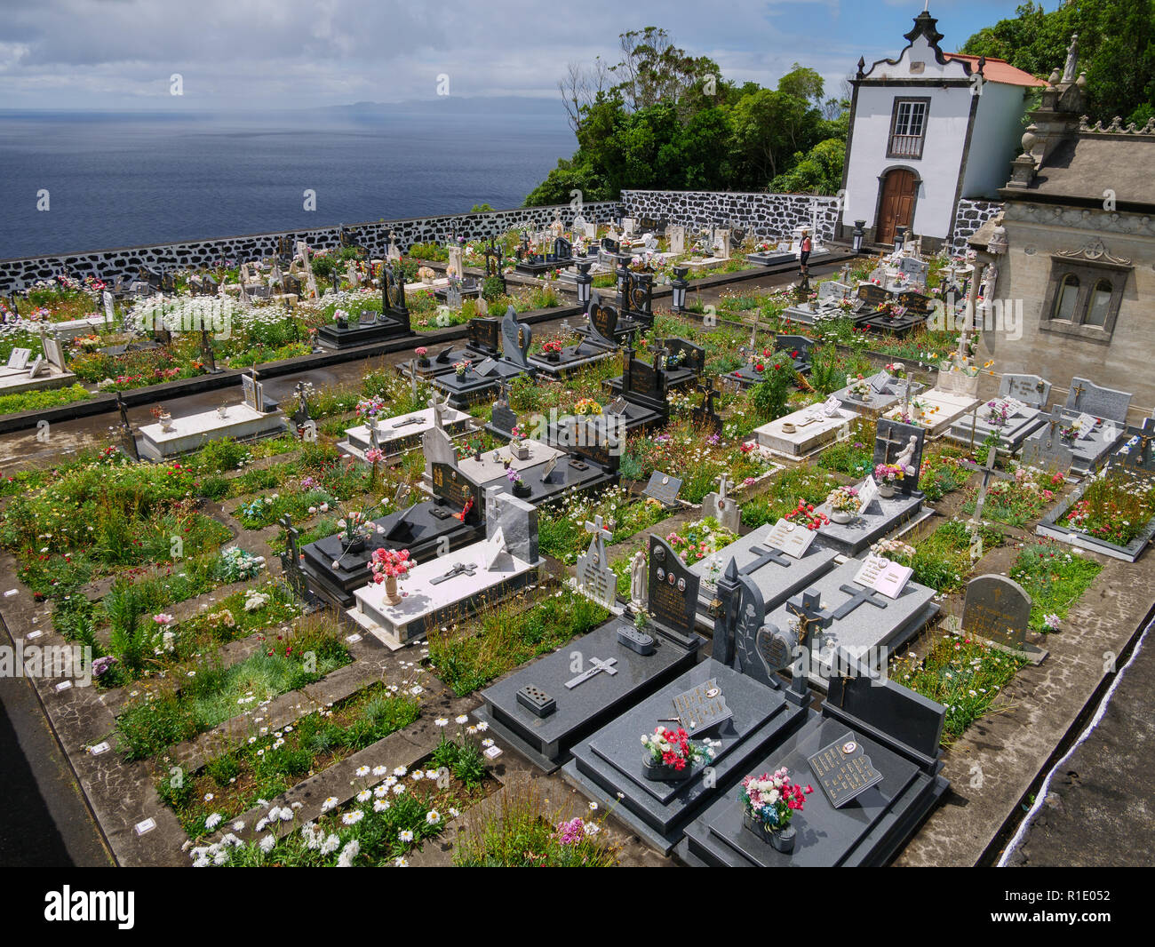 Image of tropical grave yard on island Azores Portugal Europe Stock ...