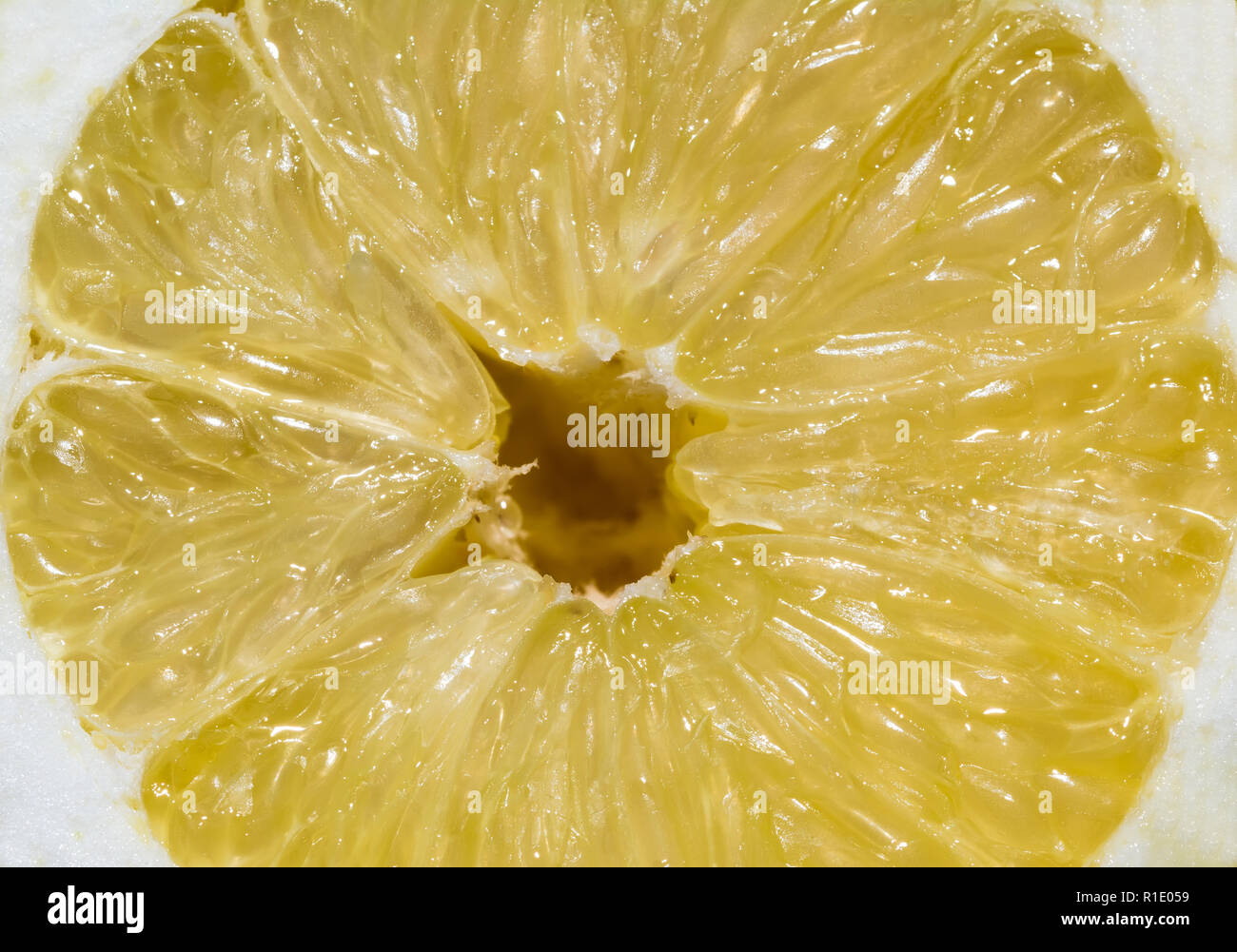 Sliced lemon macro core. Background, texture Stock Photo - Alamy