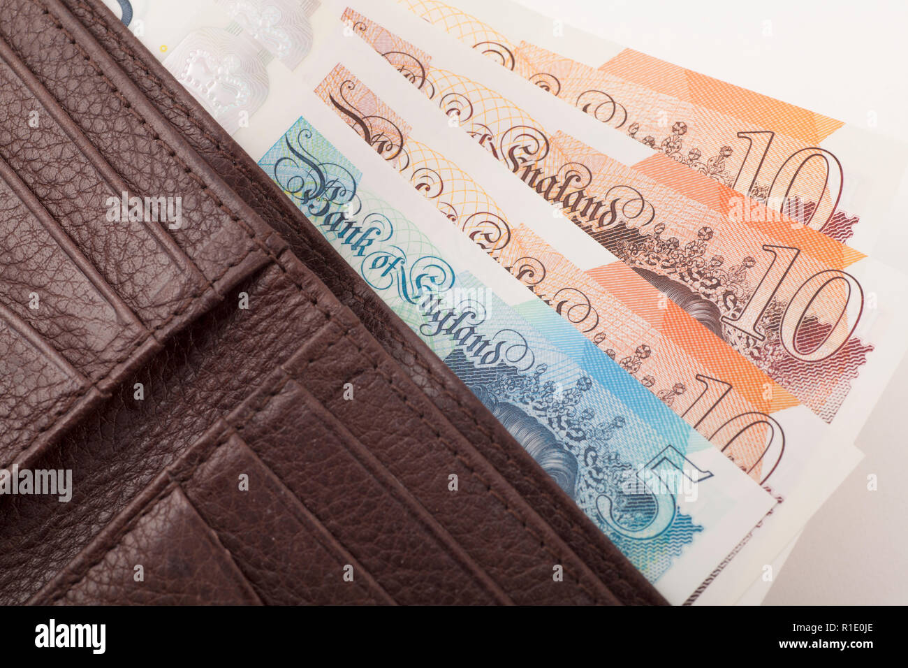 Money wallet pounds hi-res stock photography and images - Alamy