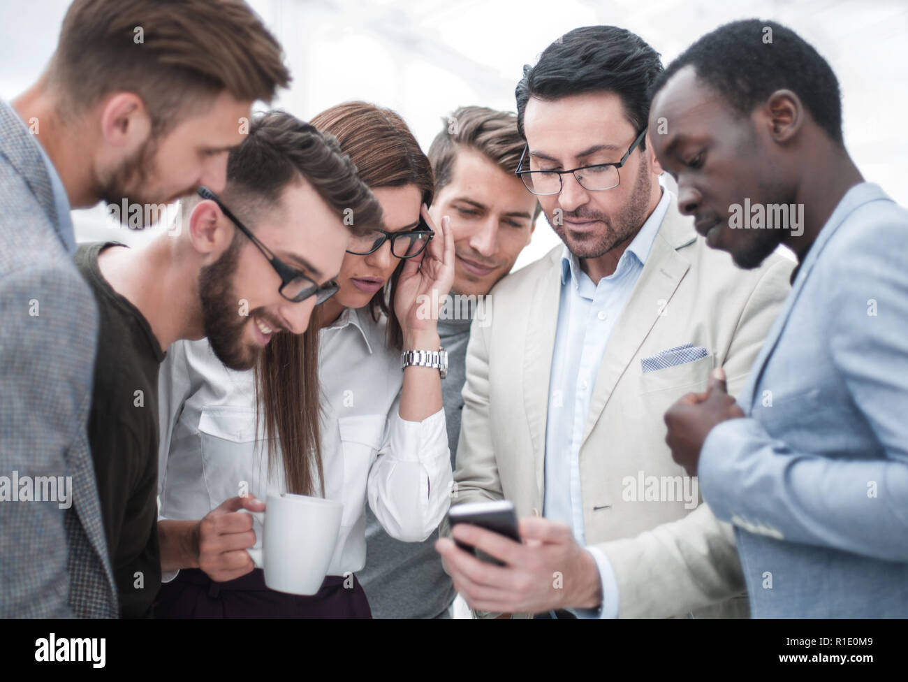Carefully looking at screen hi-res stock photography and images - Alamy