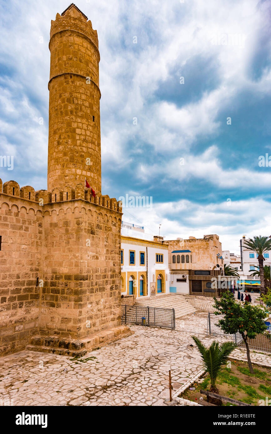The fortress of Ribat of Sousse in Tunisia Stock Photo - Alamy