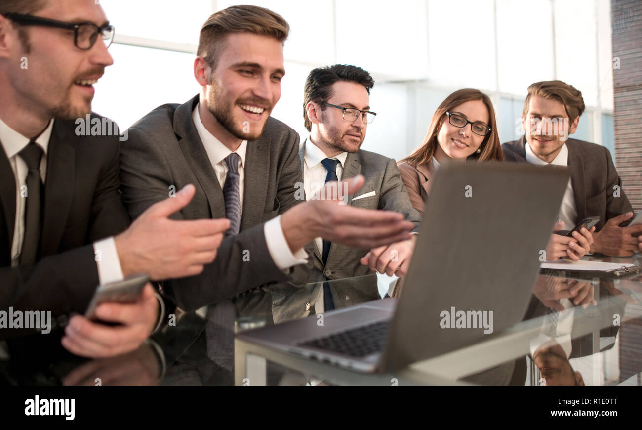 analytics points to a computer monitor Stock Photo - Alamy