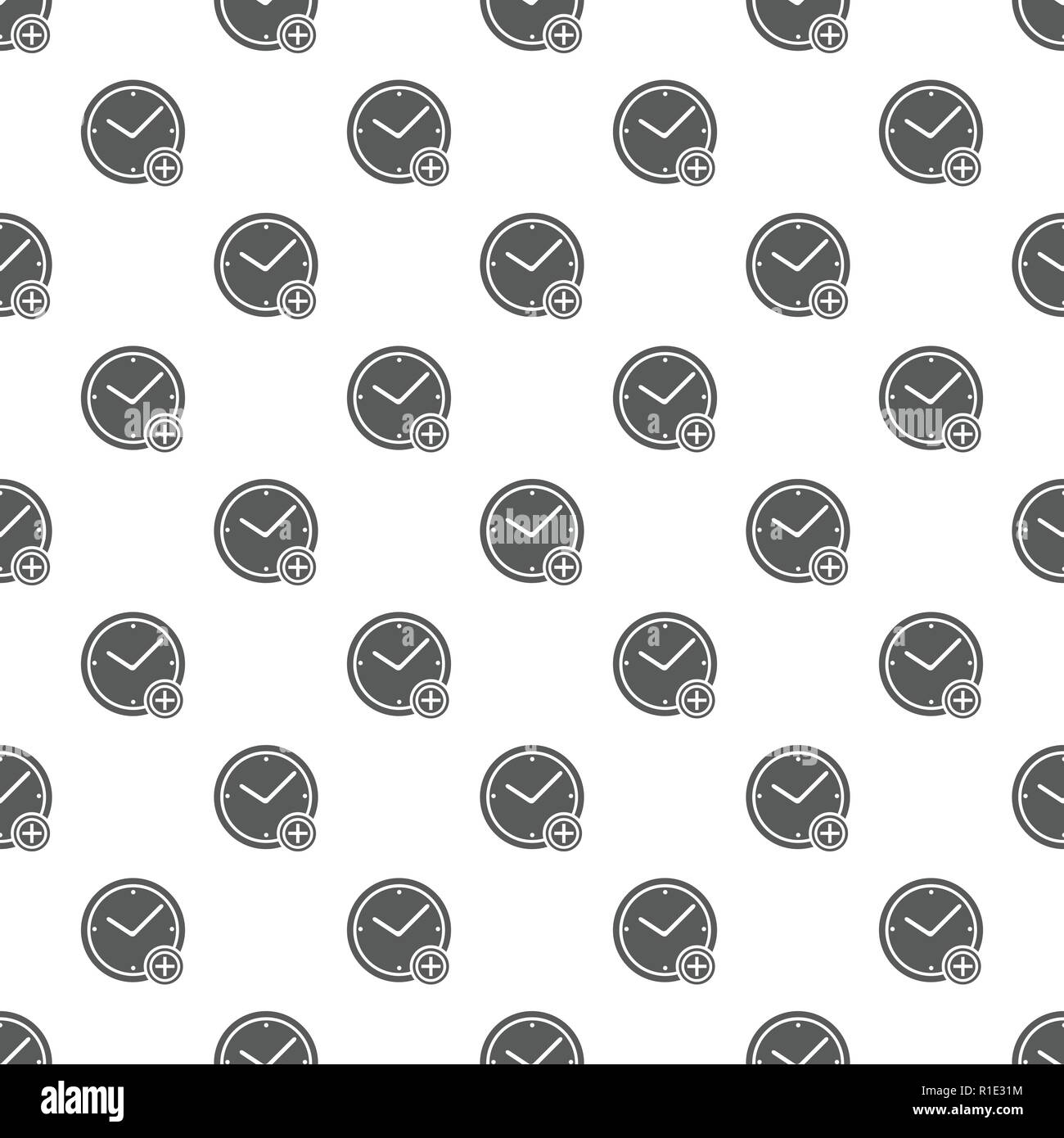 Time plus pattern seamless. Repeat illustration of time plus pattern ...