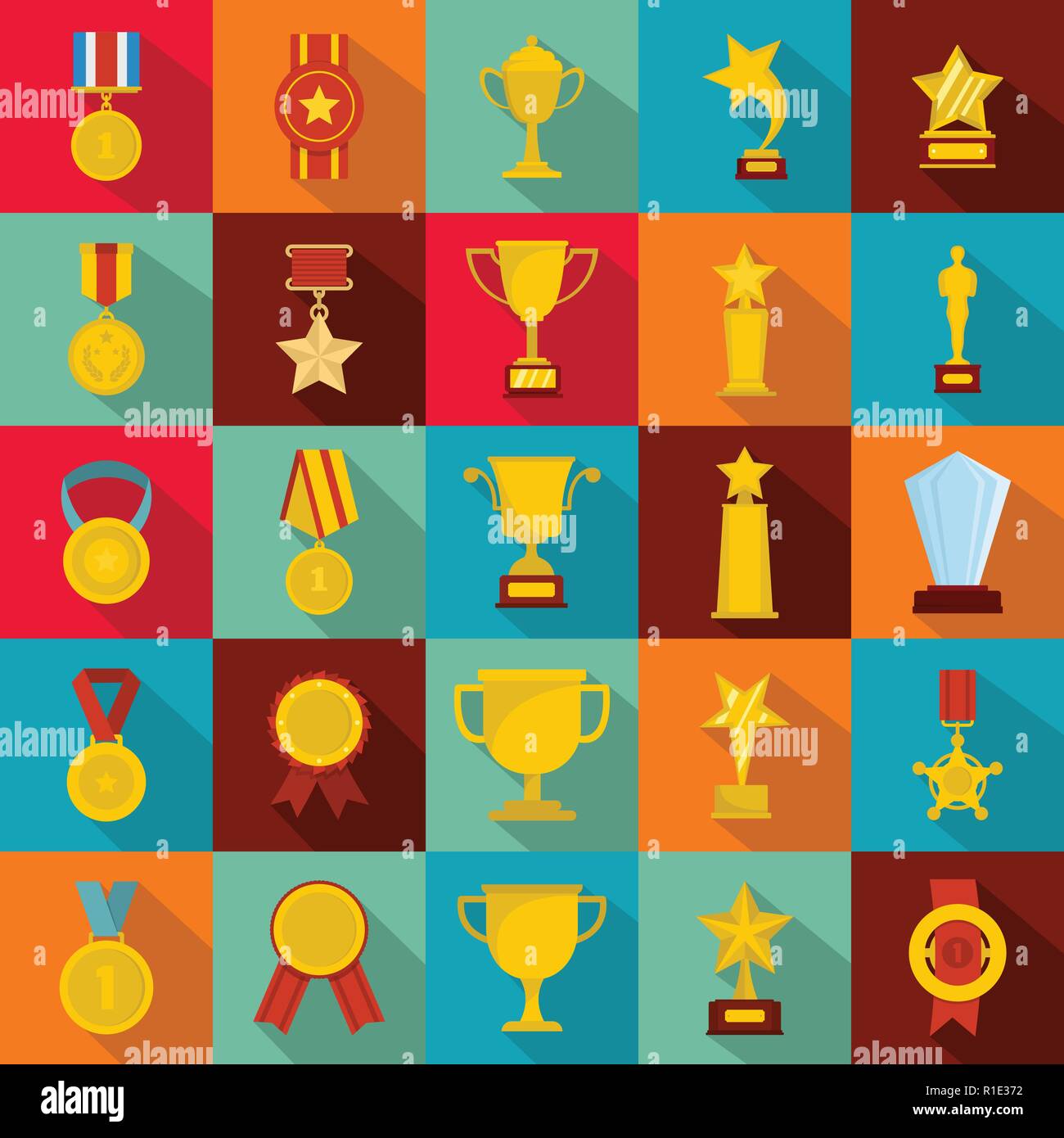 Flat Medal Icon