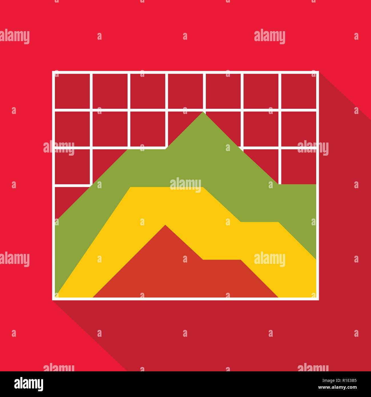 Graph icon. Flat illustration of graph vector icon for any web design Stock Vector Image & Art ...