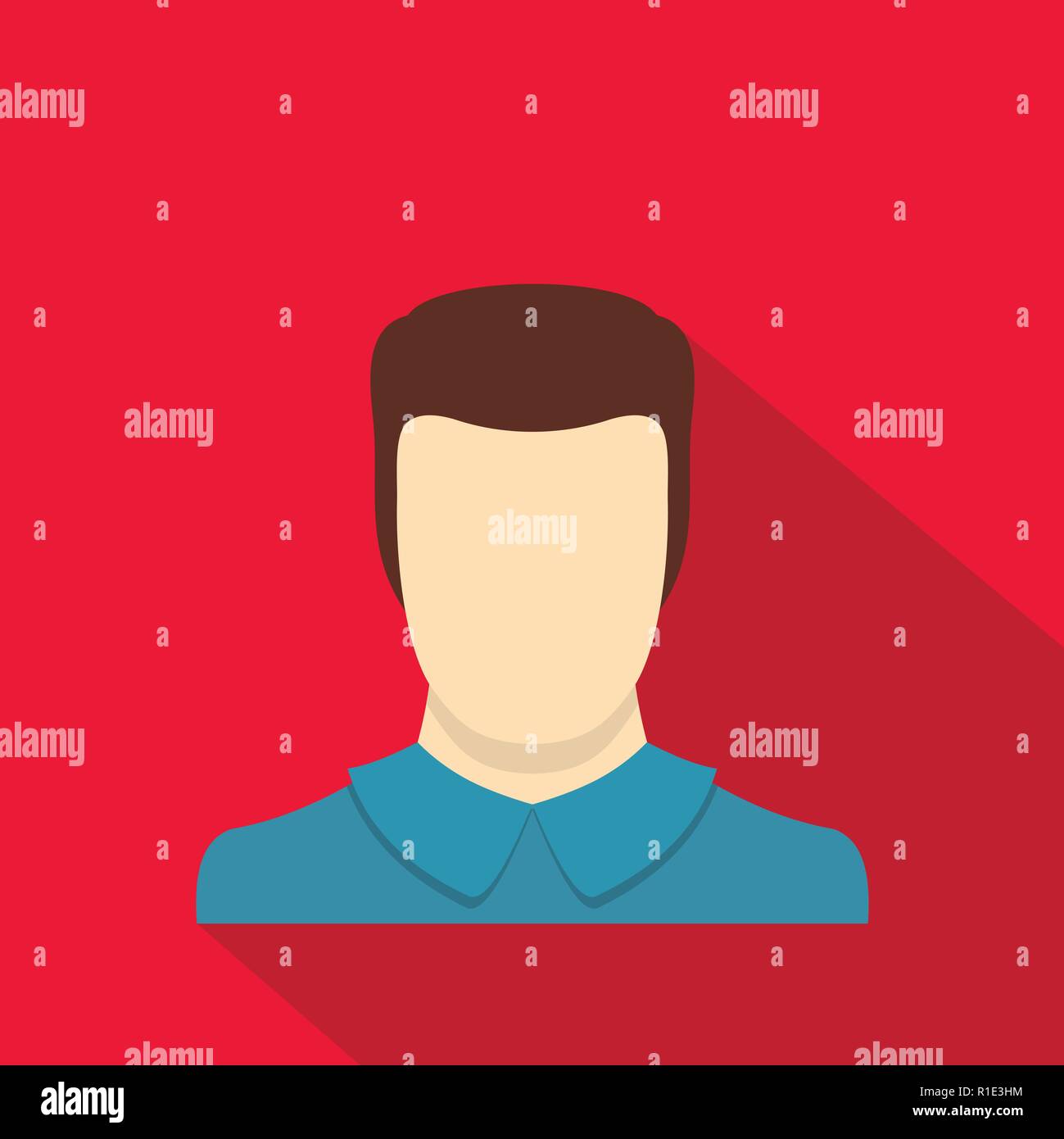 Male avatar icon. Flat illustration of male avatar vector icon for any ...