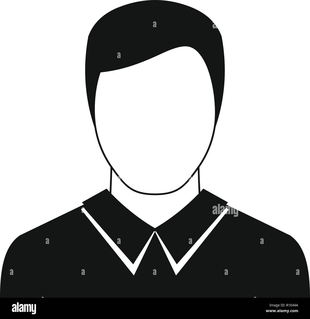 Man avatar icon. Simple illustration of man avatar vector icon for any ...