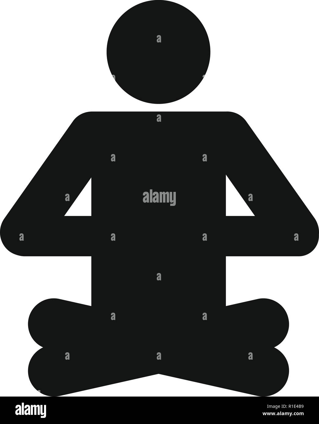 Stick figure stickman icon pictogram. Vector simple illustration of ...