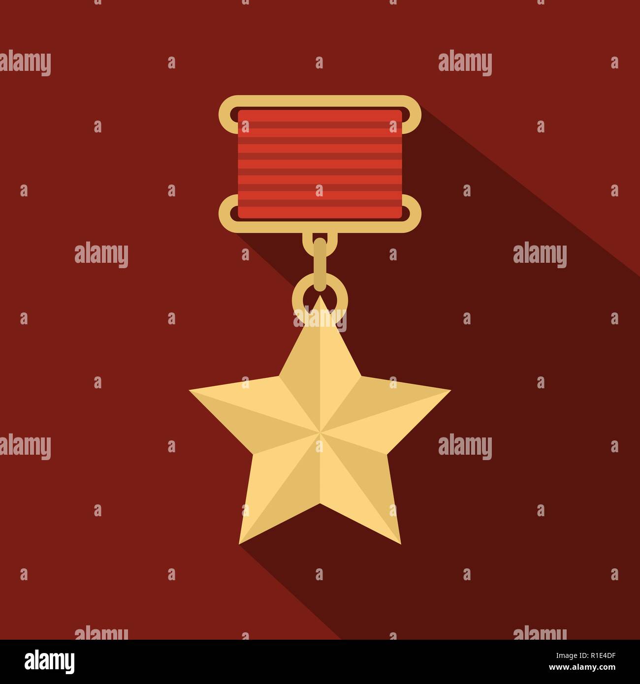 Medal icon. Flat illustration of medal vector icon for any web design ...