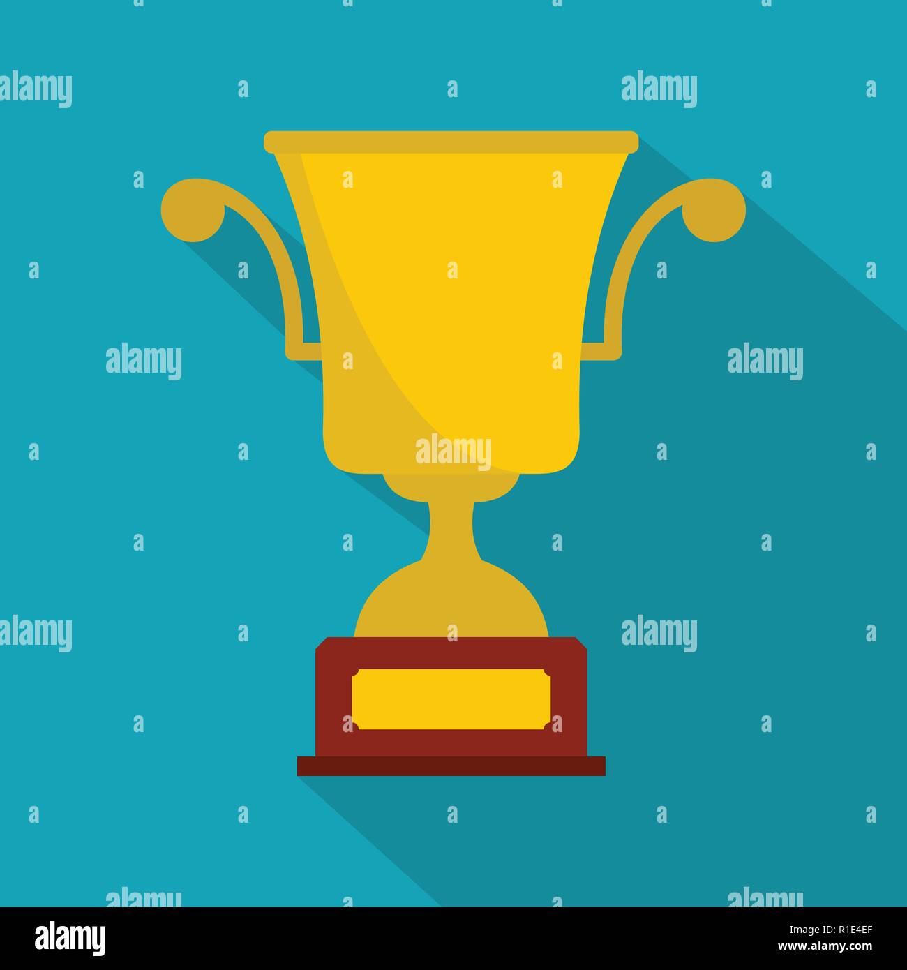 Cup award icon. Flat illustration of cup award vector icon for any web ...