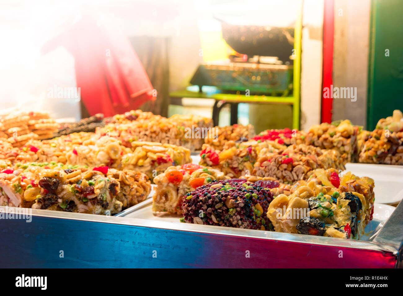Traditional pastry stall in China Stock Photo - Alamy