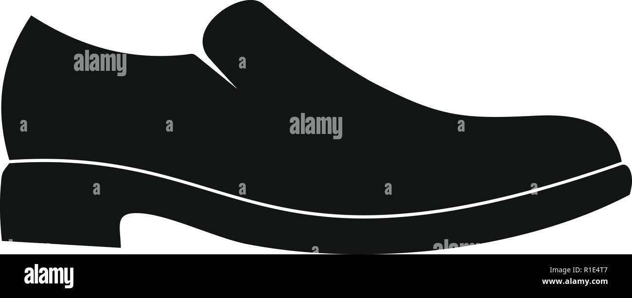 Men shoe icon. Simple illustration of men shoe vector icon for any web ...