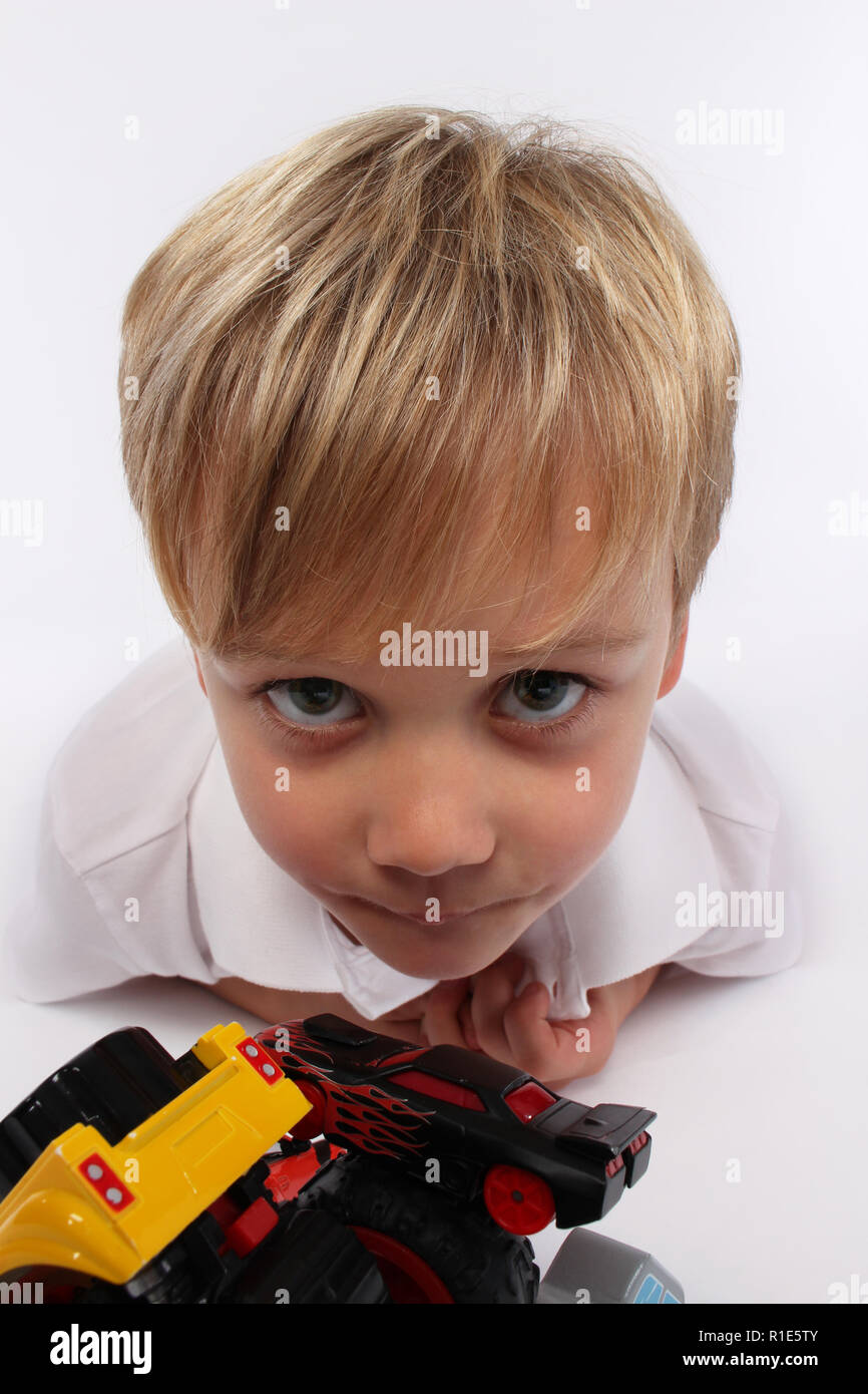 Handsome blond boy hi-res stock photography and images - Alamy