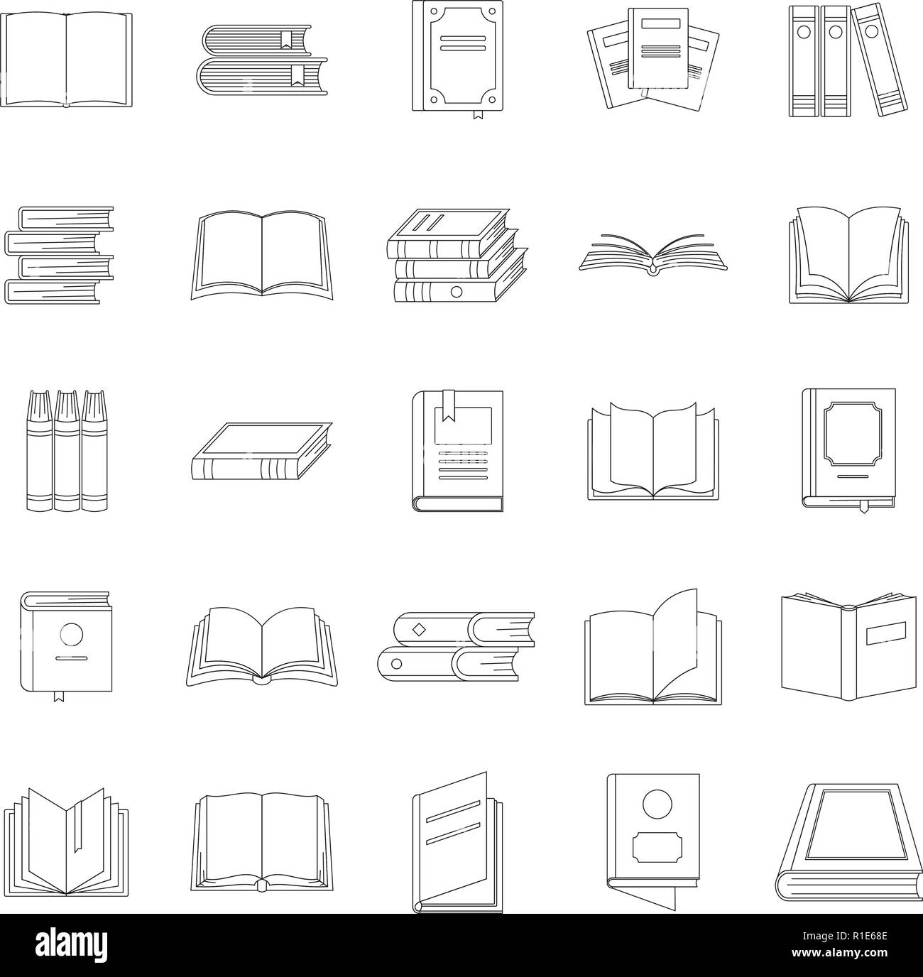 Book vector hi-res stock photography and images - Alamy