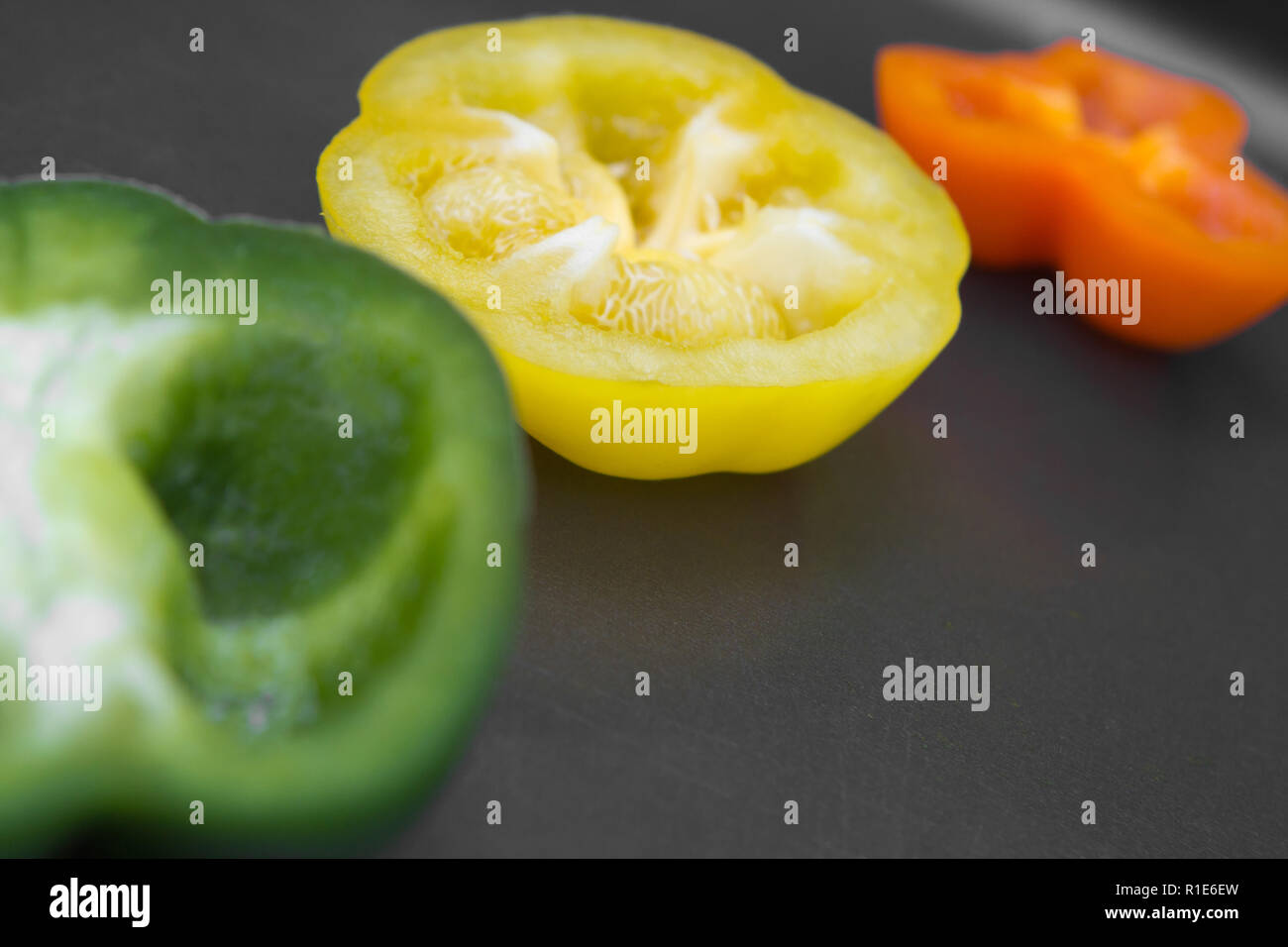 Restaurant pepper macro close hi-res stock photography and images - Alamy