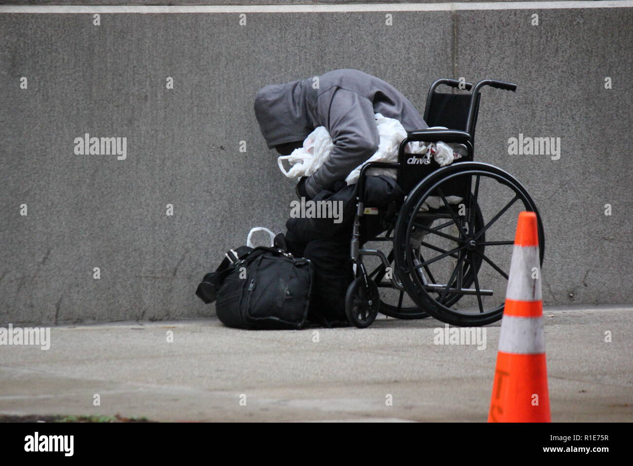 Homeless Wheelchair High Resolution Stock Photography and Images - Alamy