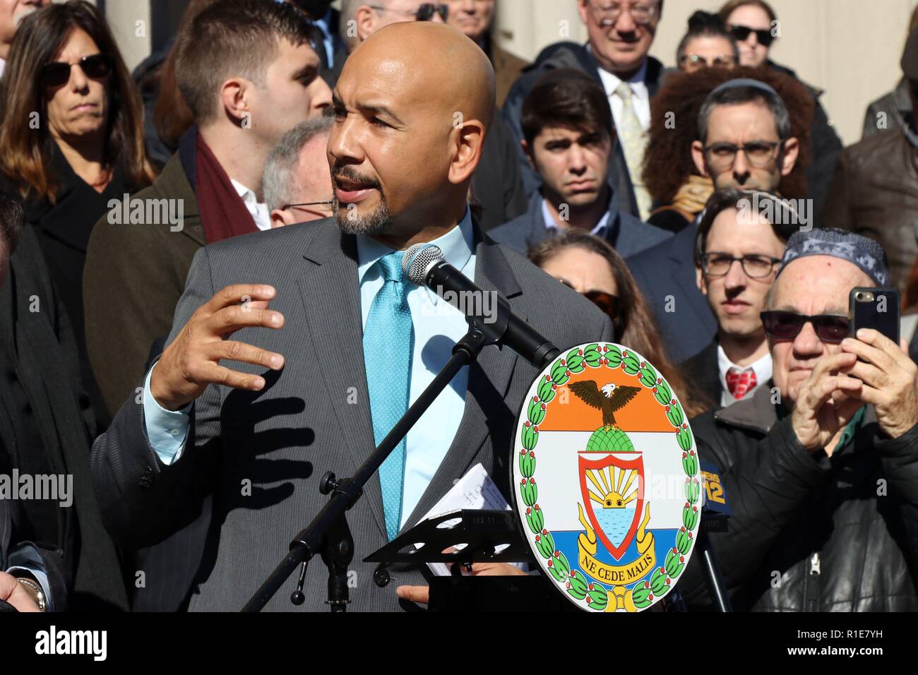 New York, NY, USA. 11 Nov., 2018. RUBEN DIAZ Jr., is the Borough ...
