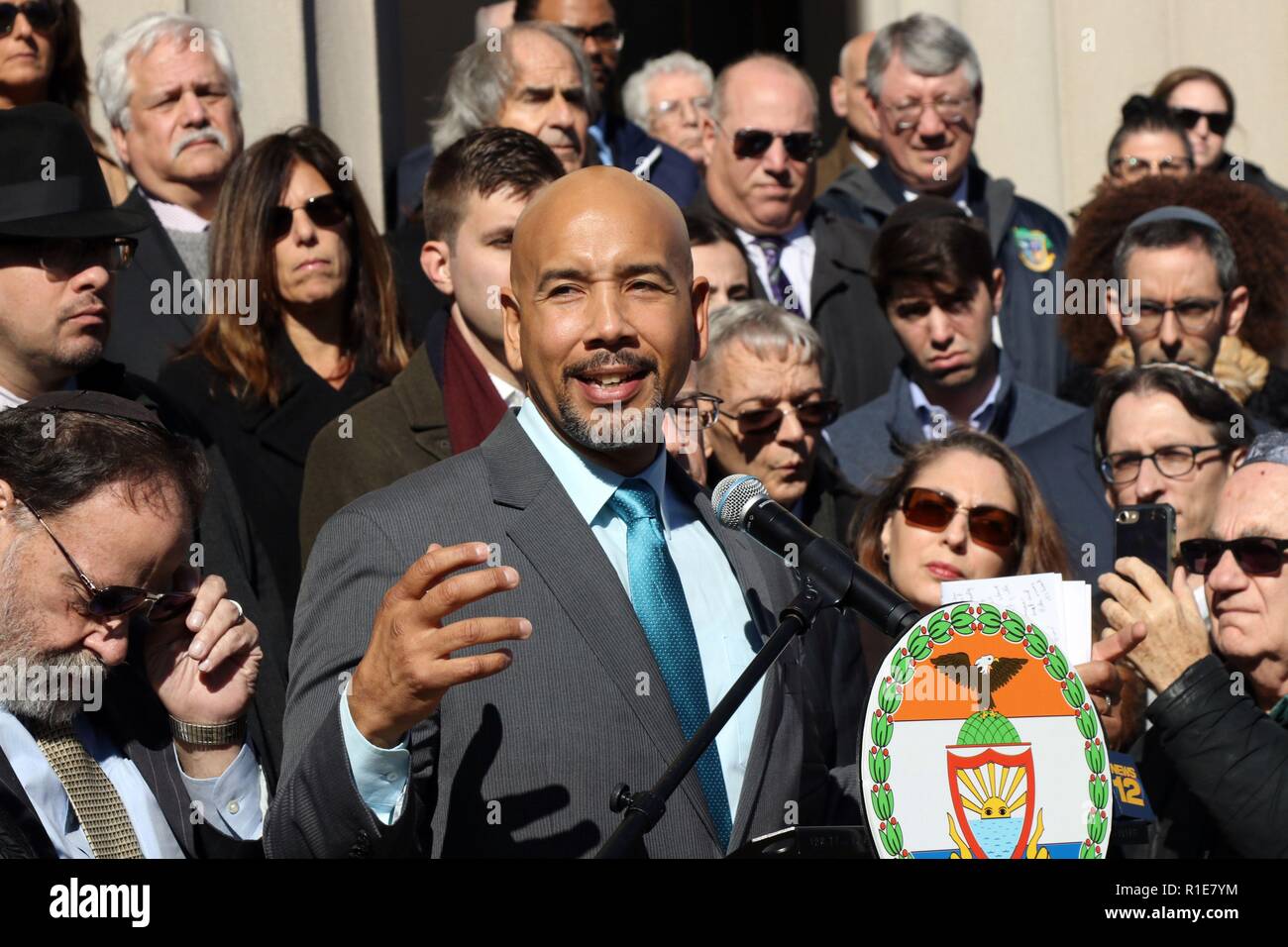 New York, NY, USA. 11 Nov., 2018. RUBEN DIAZ Jr., is the Borough ...