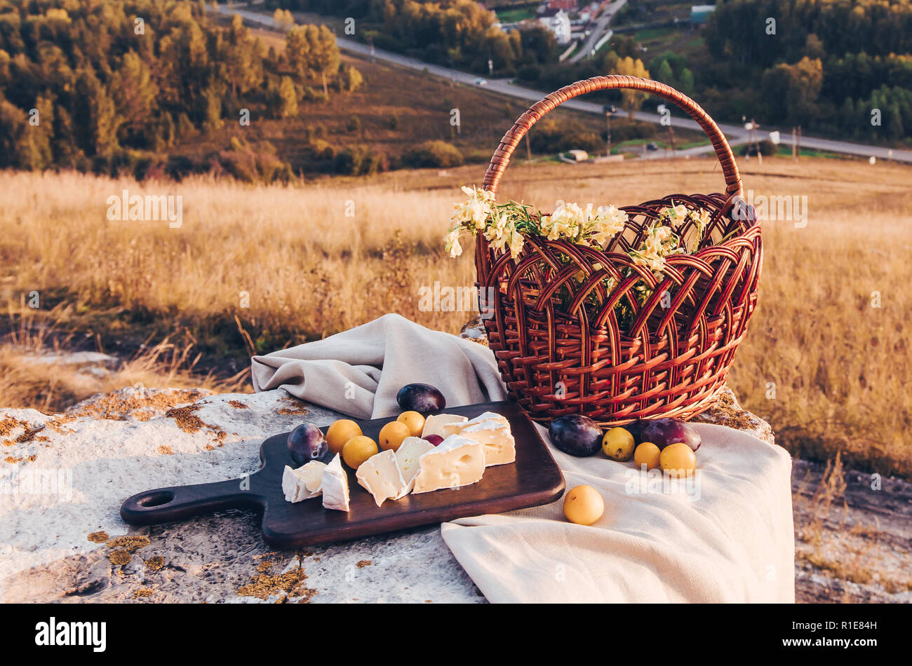 Camembert Cheese Landscape High Resolution Stock Photography and Images ...