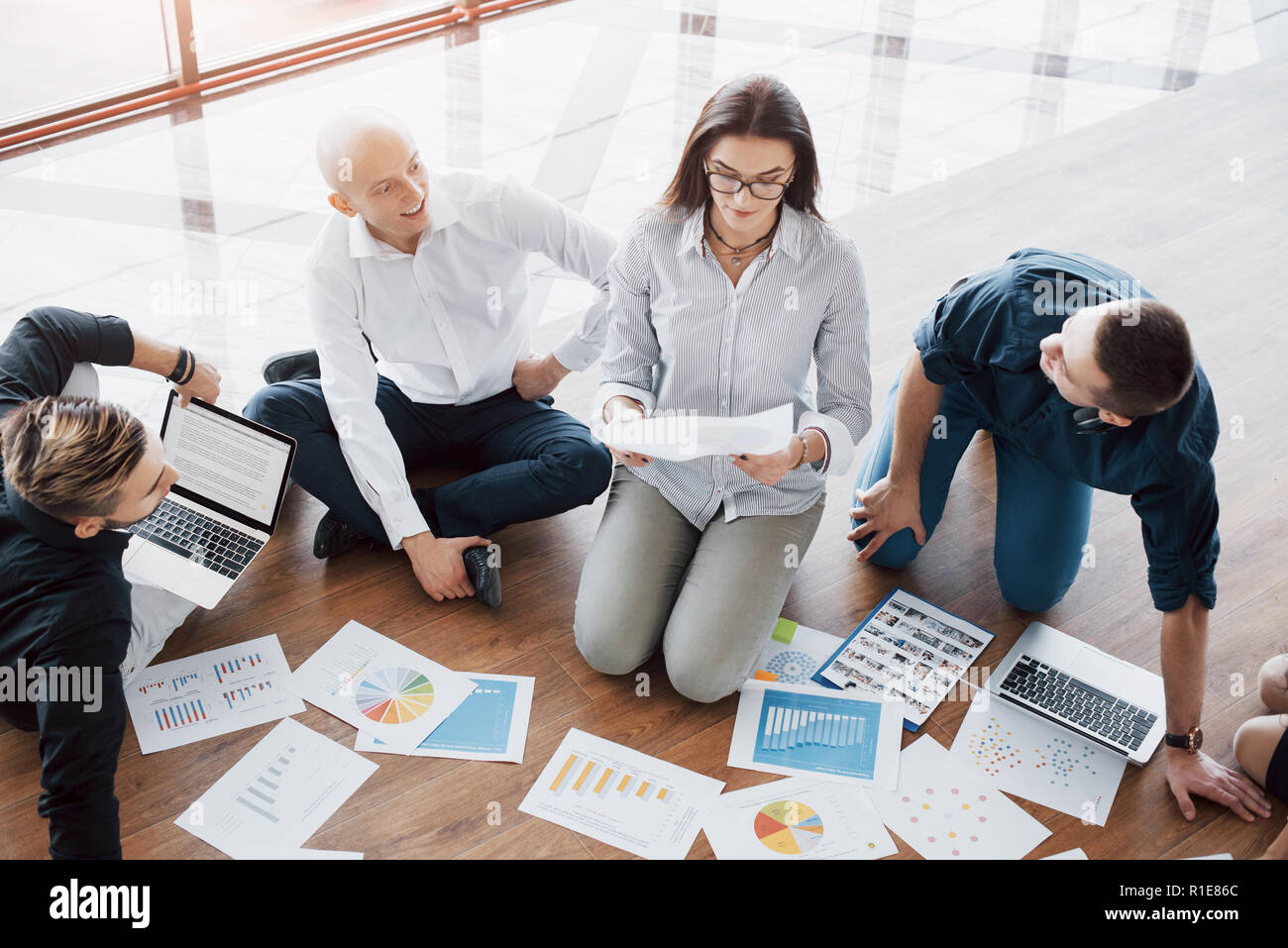 Creative office aerial hi-res stock photography and images - Alamy