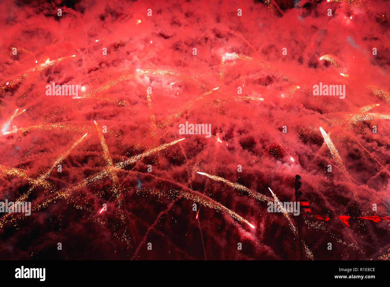 Colorful Fireworks show at night Stock Photo - Alamy Colorful Fireworks show at night Stock Photo - Alamy