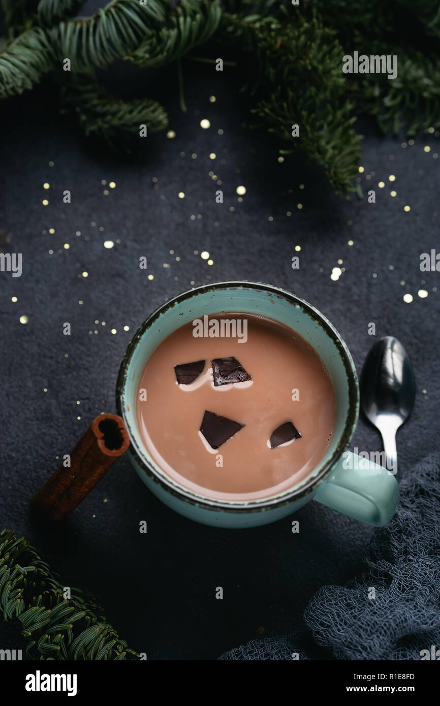 Cocoa stars with chocolate hi-res stock photography and images - Alamy